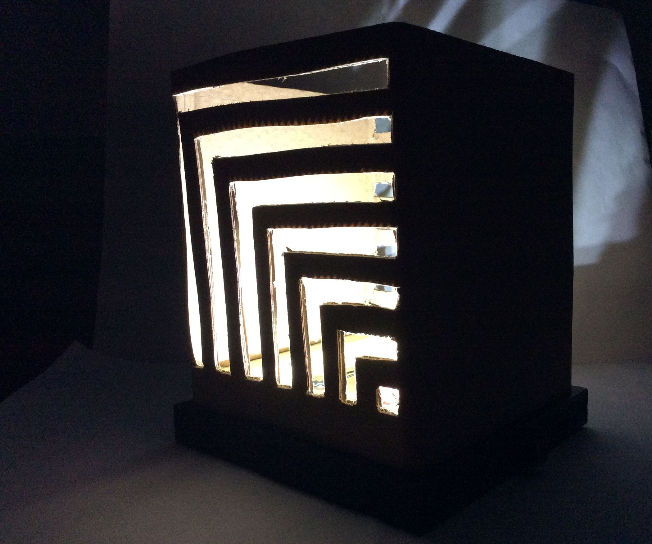 Cardboard Ambience Lamp : 10 Steps - Instructables