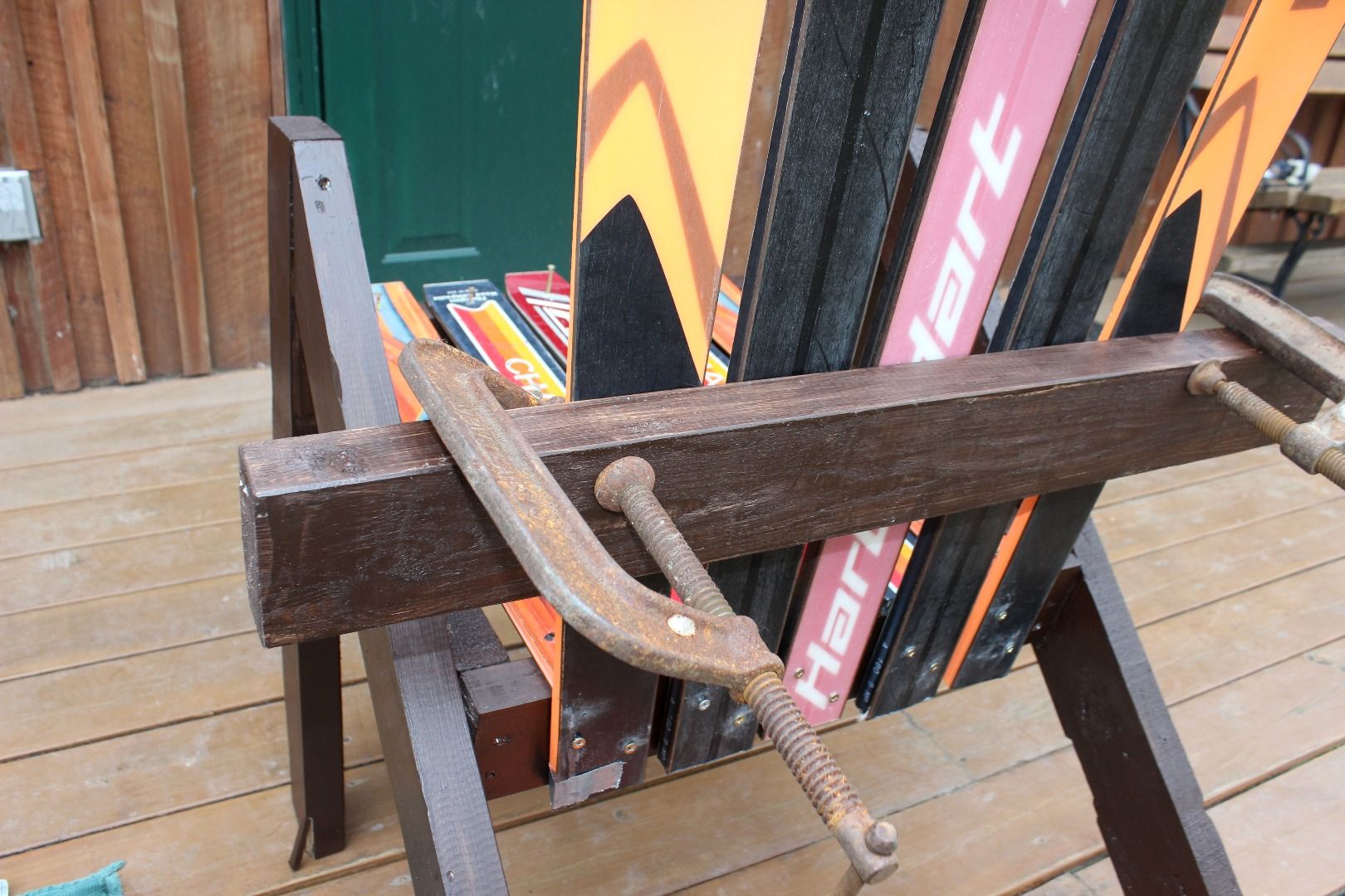 Build a Lawn Chair From Recycled Skis - the Ski Chair! : 4 Steps (with ...