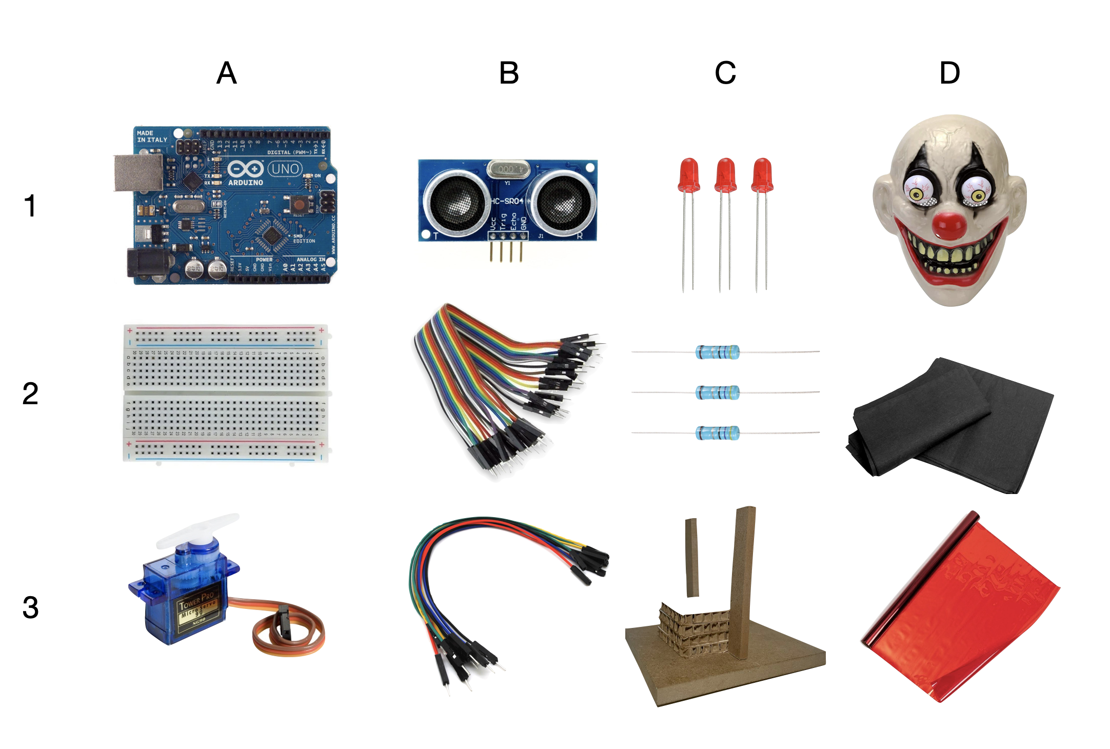 Scary Clown: Arduino Halloween Decoration : 12 Steps - Instructables