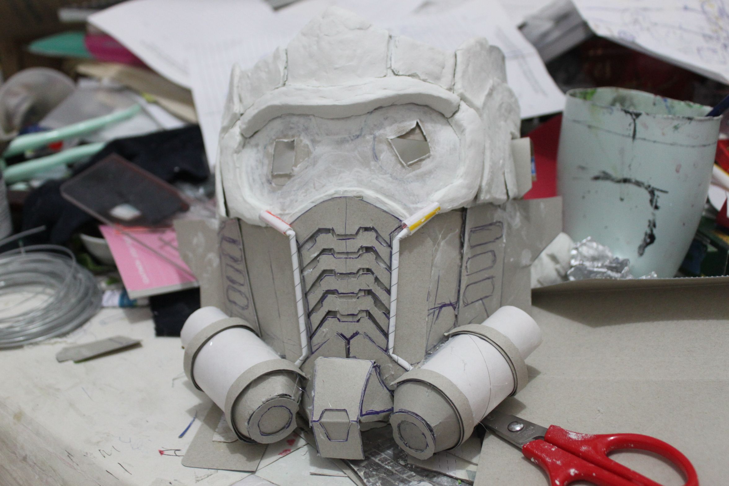 Star Lord Mask Pepakura