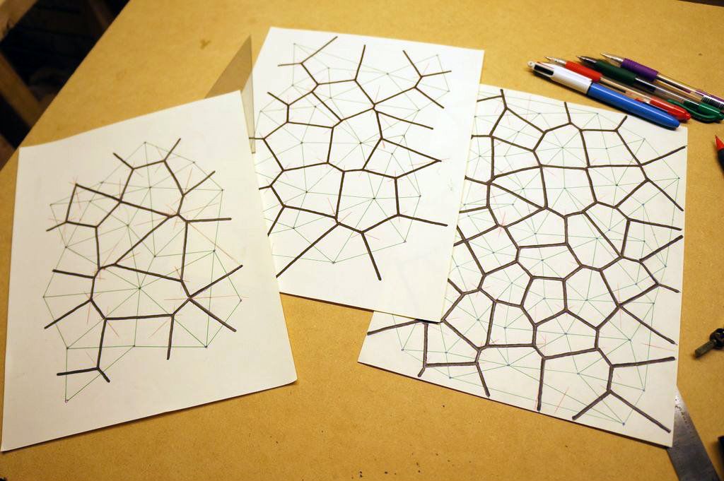 Handdrawn Voronoi Diagrams 9 Steps With Pictures