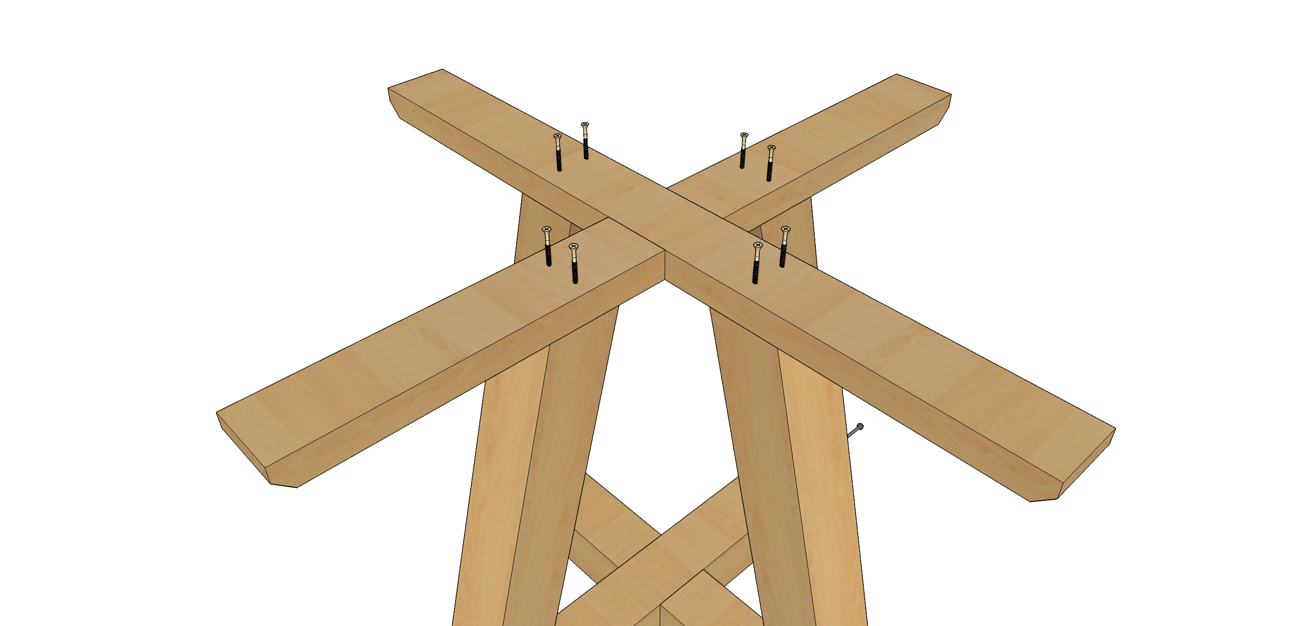 Round Dining Table Build With Only $300 in Tools and Materials : 9 ...