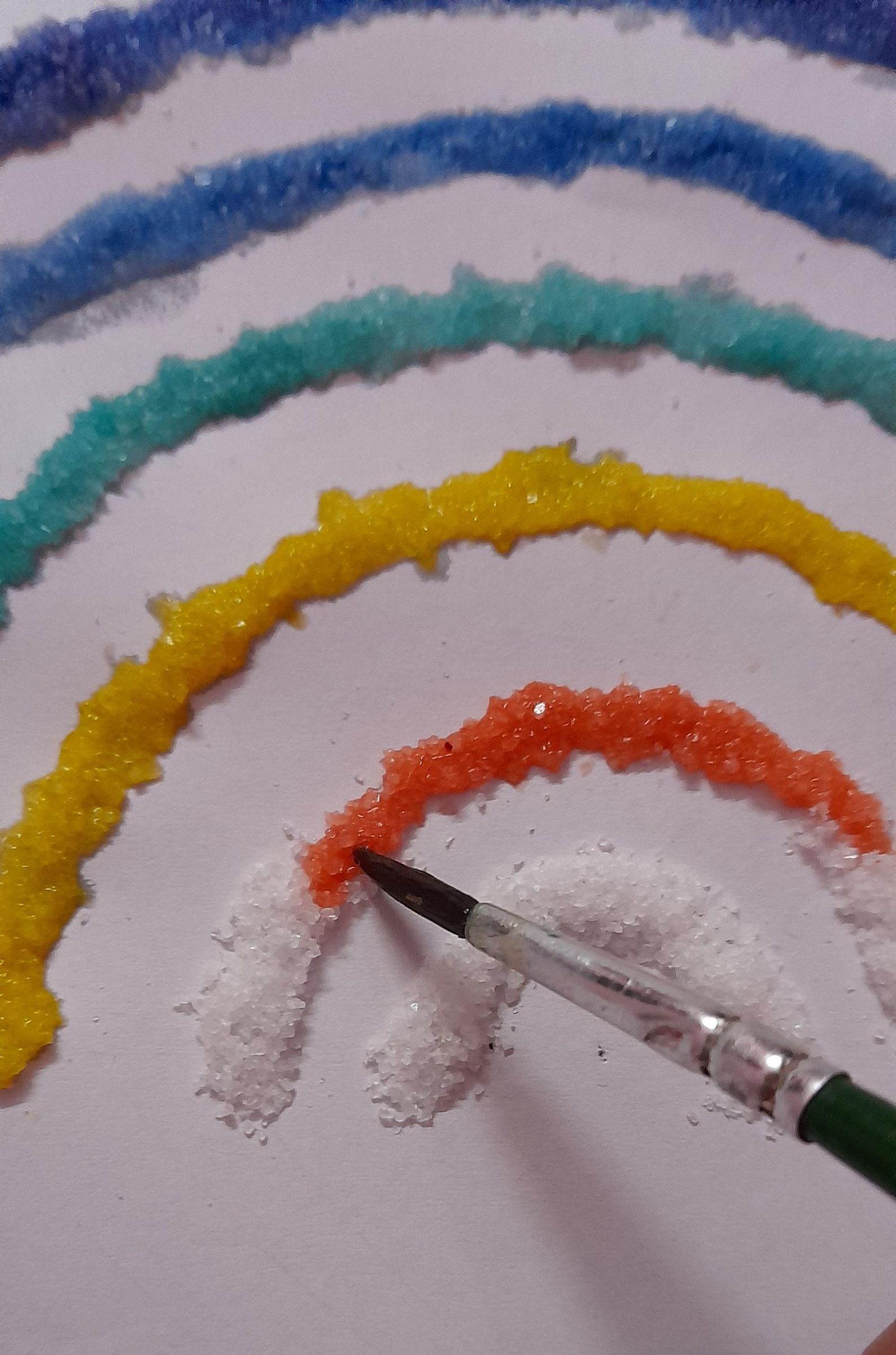Rainbow: Salt Crystal Painting : 3 Steps (with Pictures) - Instructables