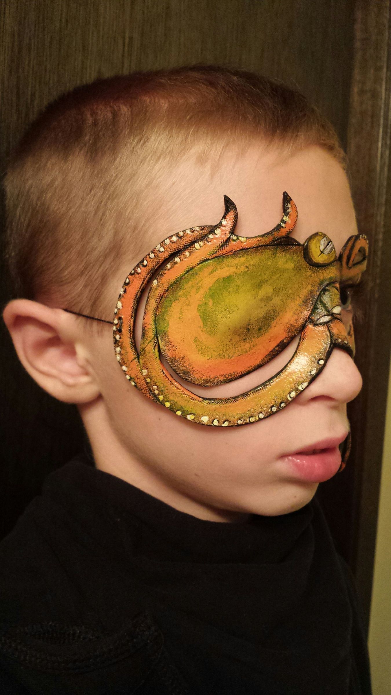 DIY Leather Octopus Pirate Eye Patch Mask : 9 Steps (with Pictures ...