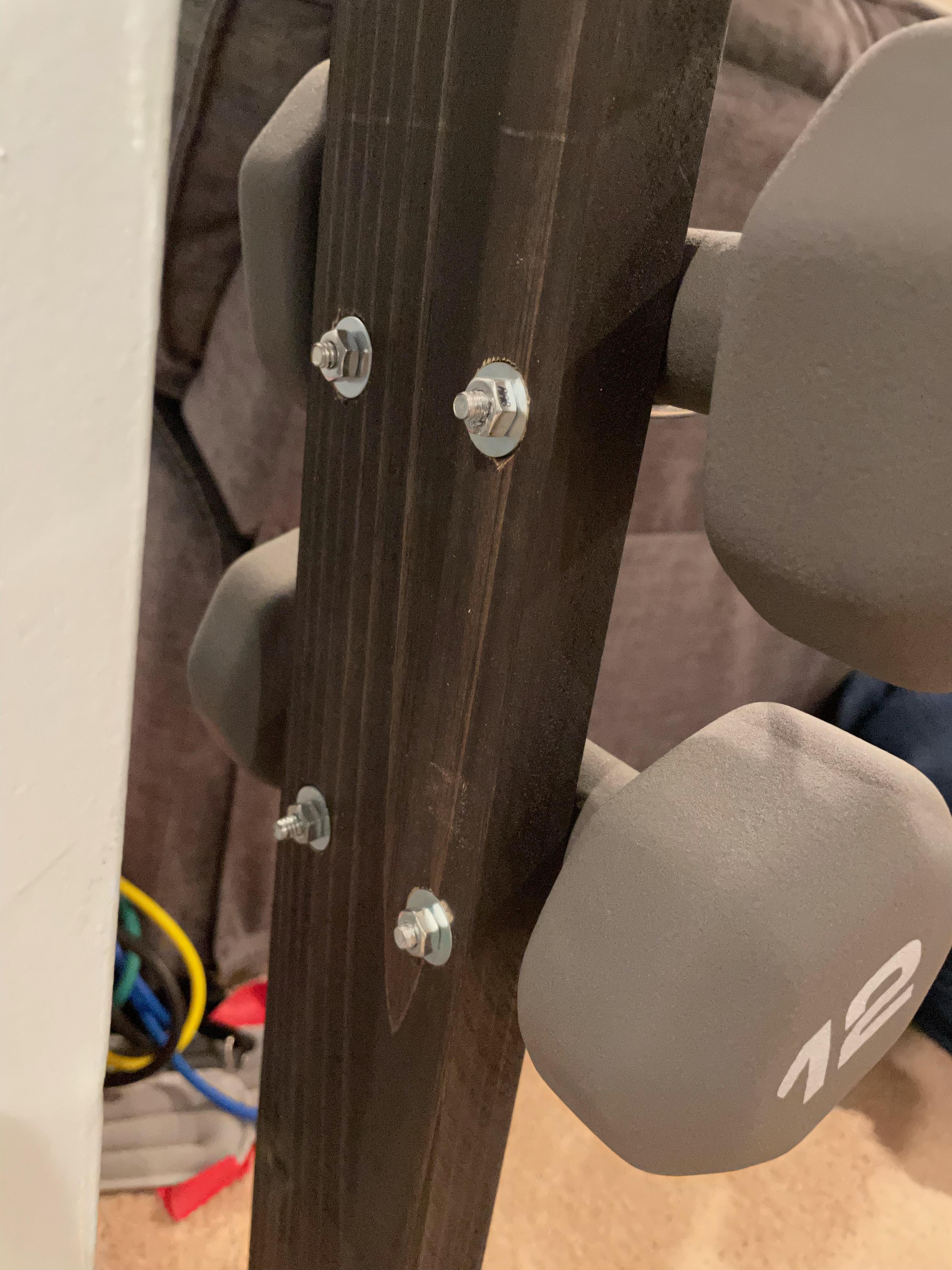 Home Gym Dumbbell Rack : 4 Steps (with Pictures) - Instructables