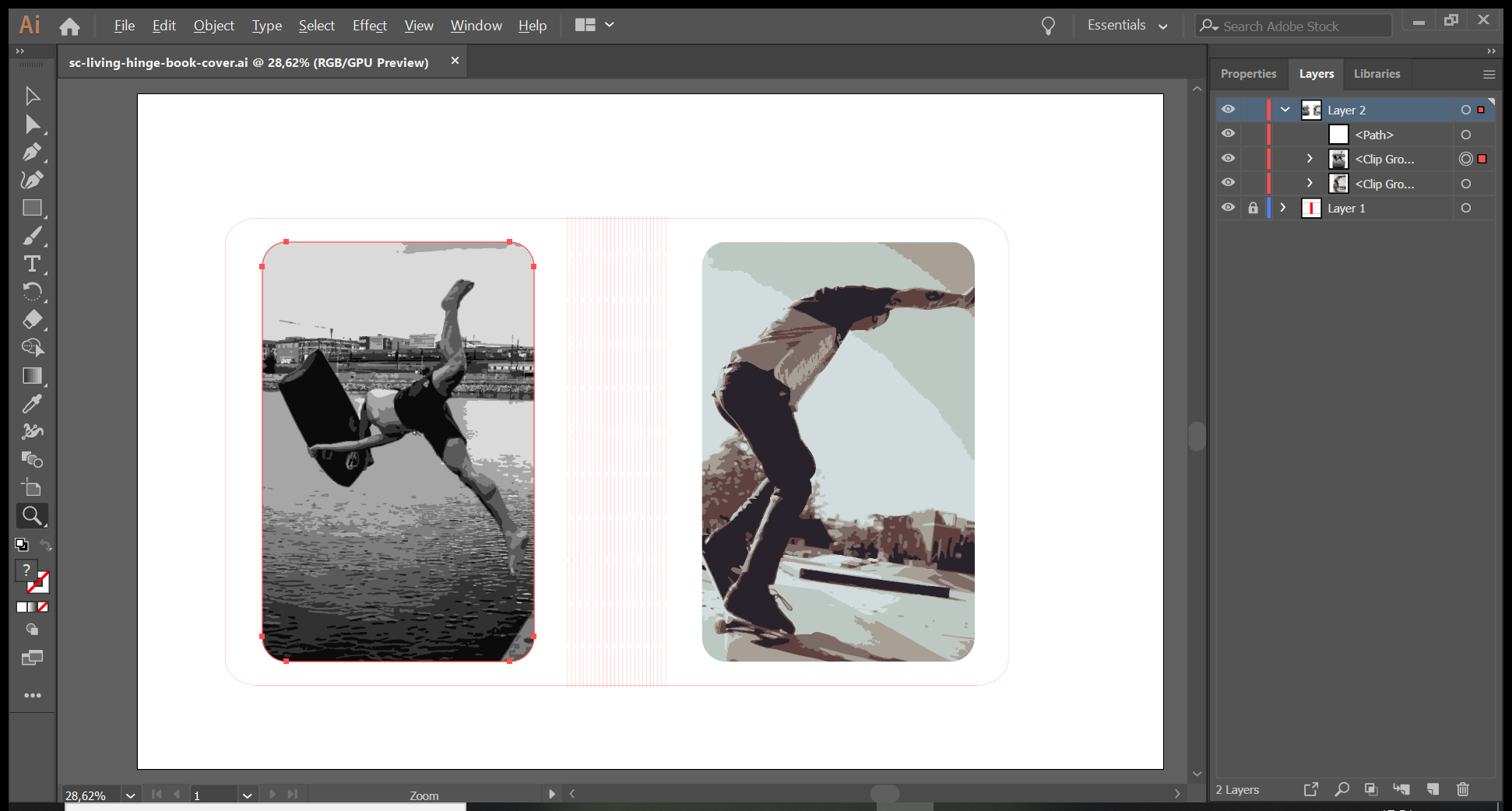 Living Hinge Folder With Custom Pictures : 5 Steps - Instructables