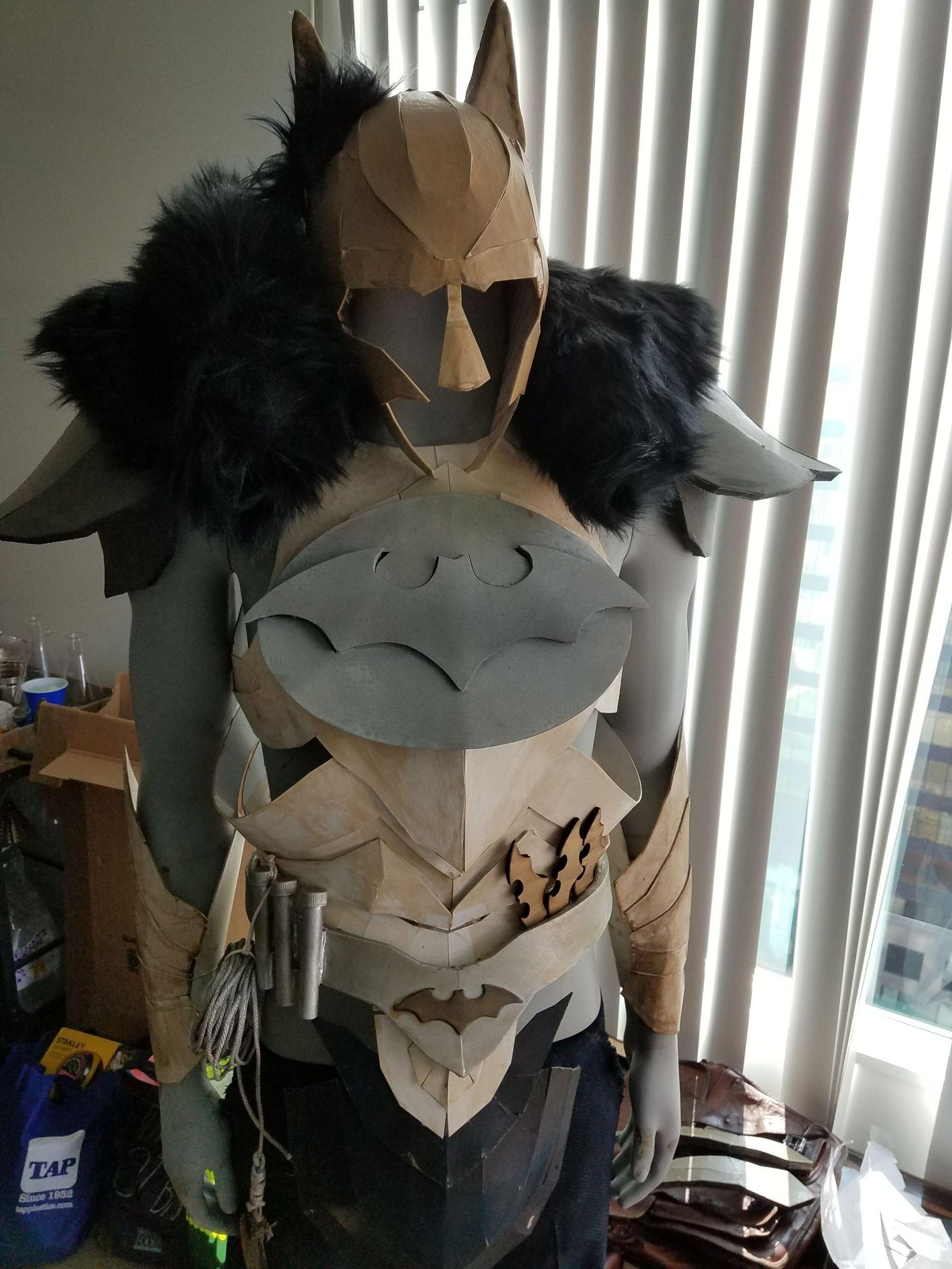 Viking Batman Mashup Costume "Bat-king" : 8 Steps (with Pictures ...