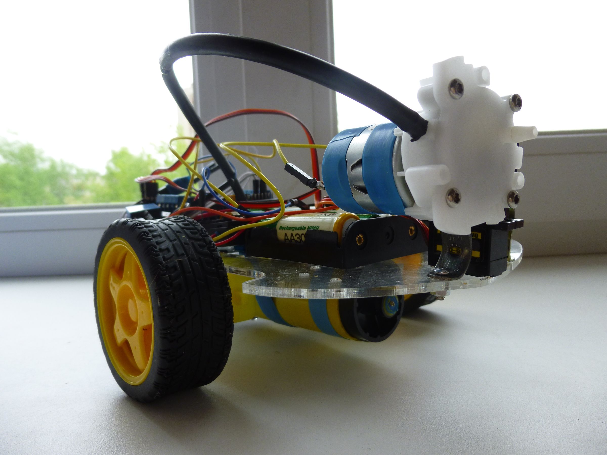Water Cannon Arduino Robot IR - Instructables