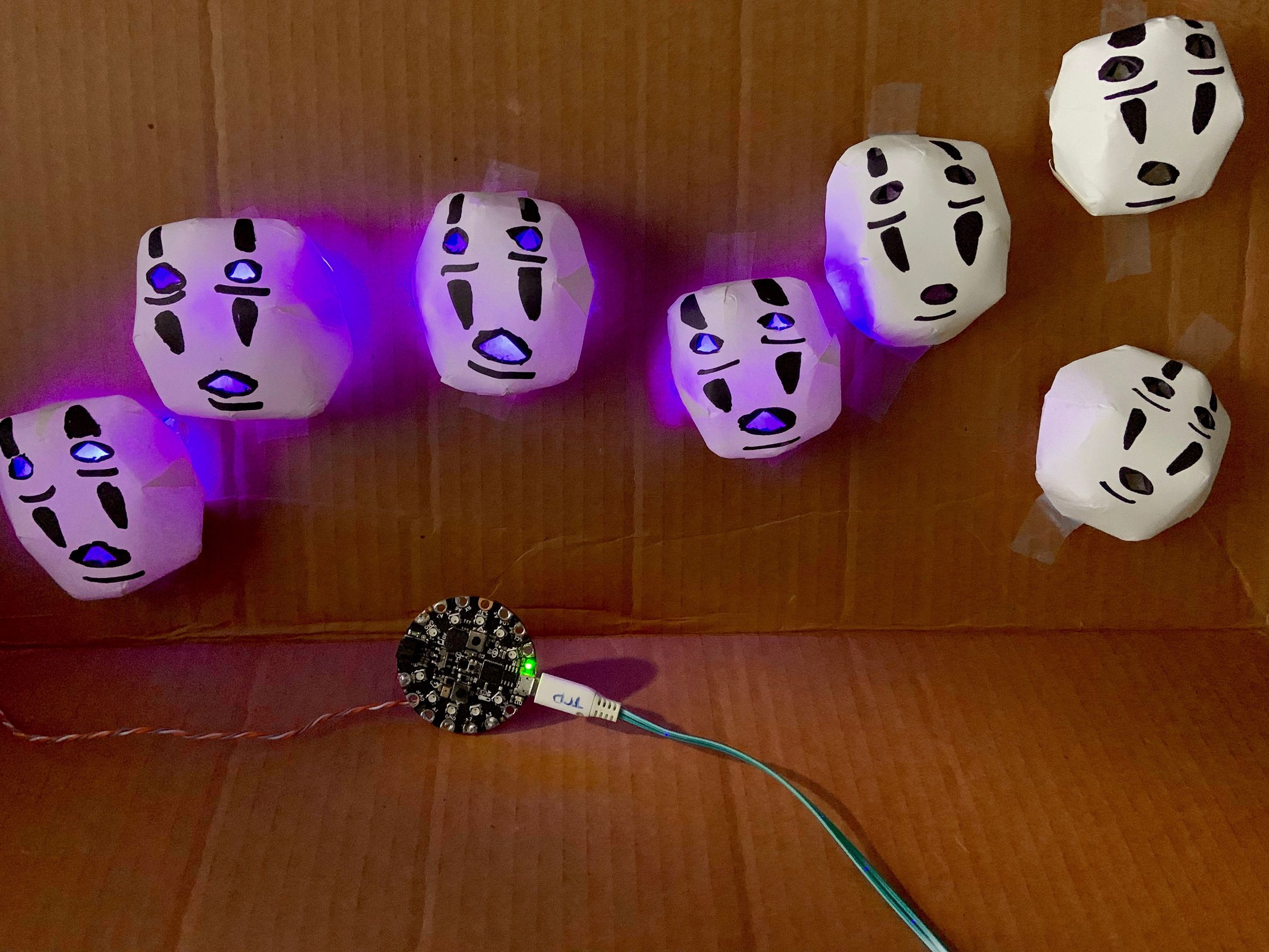 Kaonashi No Face Sound Reactive Lights : 3 Steps - Instructables