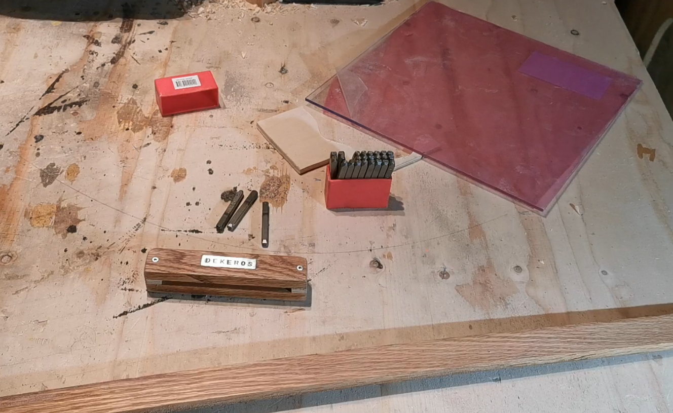 Improved Jig for Punching/Stamping Letters/Numbers Straight : 8 Steps ...