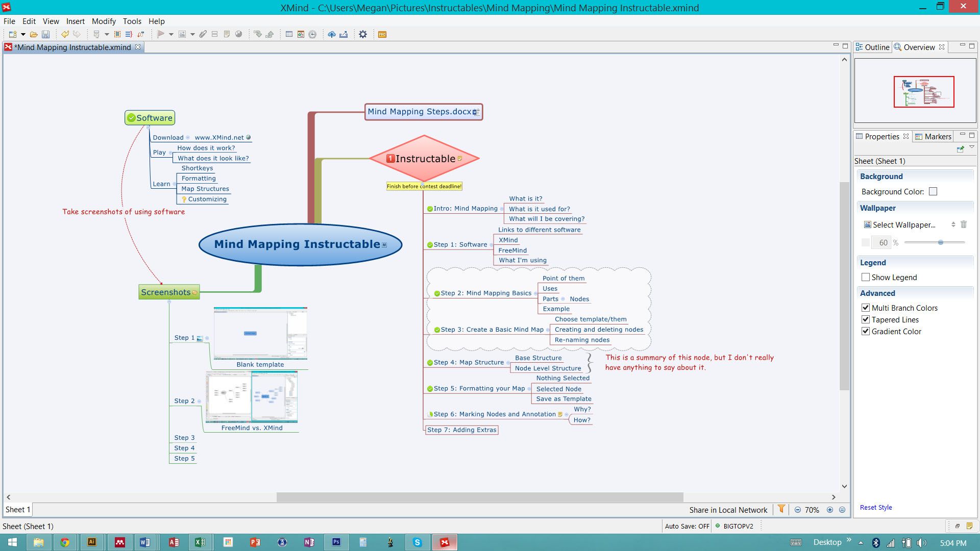 Mind Mapping Software for Visual Organization : 8 Steps (with Pictures ...