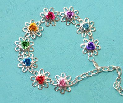 How to Make Simple Handmade Flower Bracelet for Girls : 5 Steps (with ...