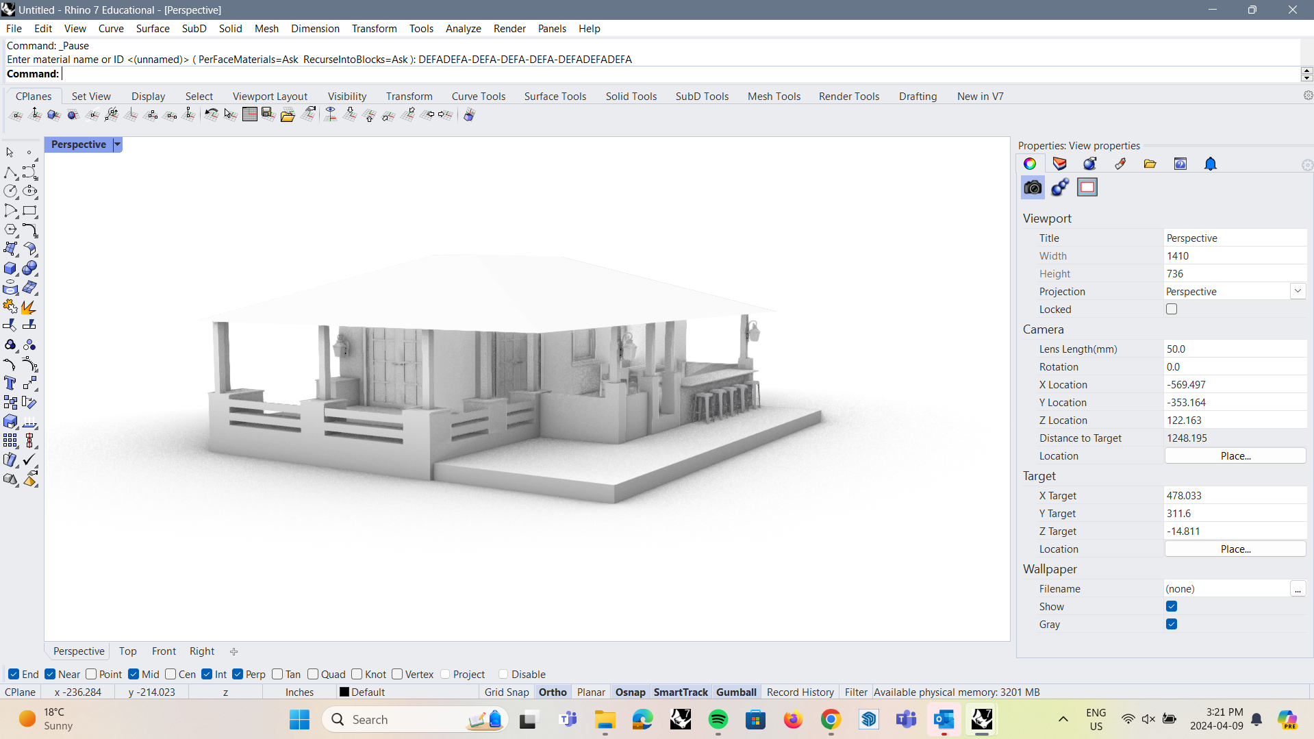 How to Render Through Rhino : 20 Steps - Instructables