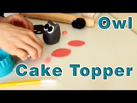 Owl Cake Topper Tutorial