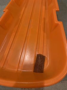 Cracked Snow Sled Fix : 3 Steps - Instructables