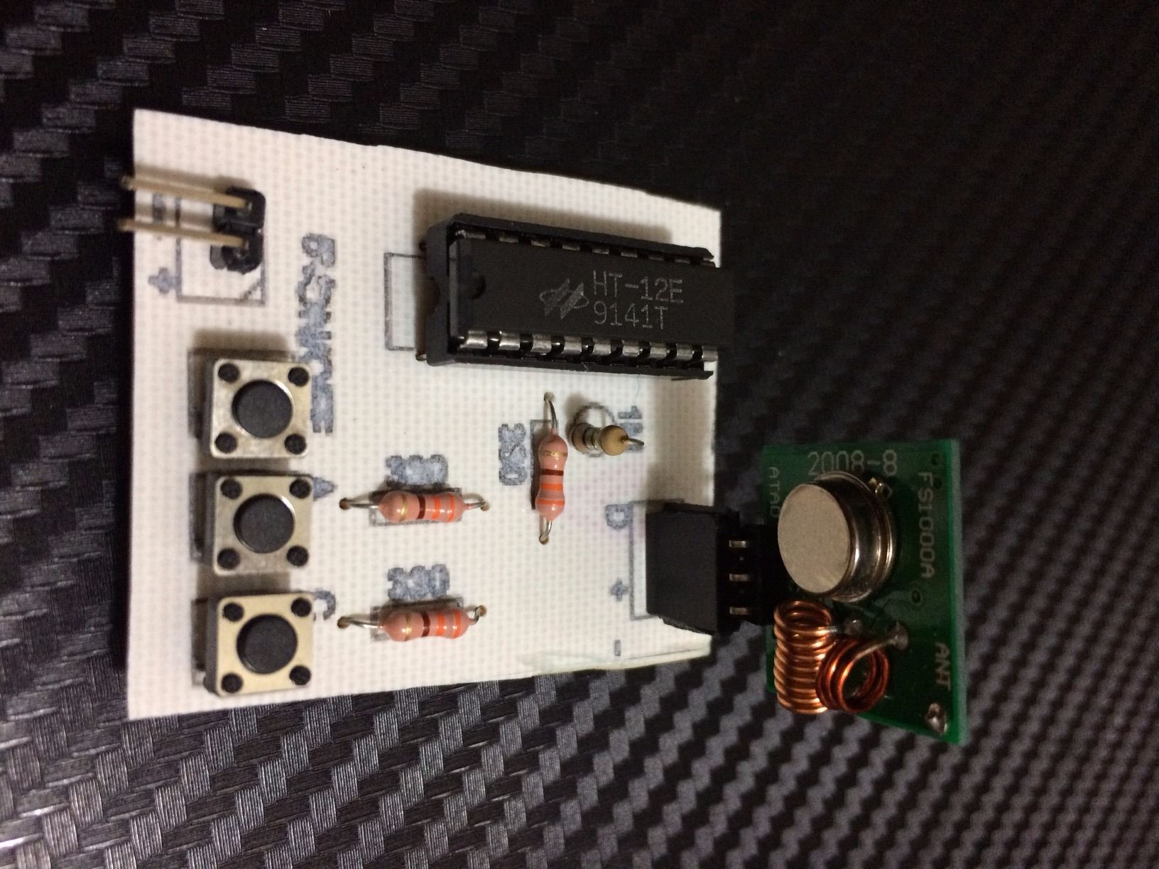Make a RF Transmitter and Receiver With HT12E & HT12D : 4 Steps ...