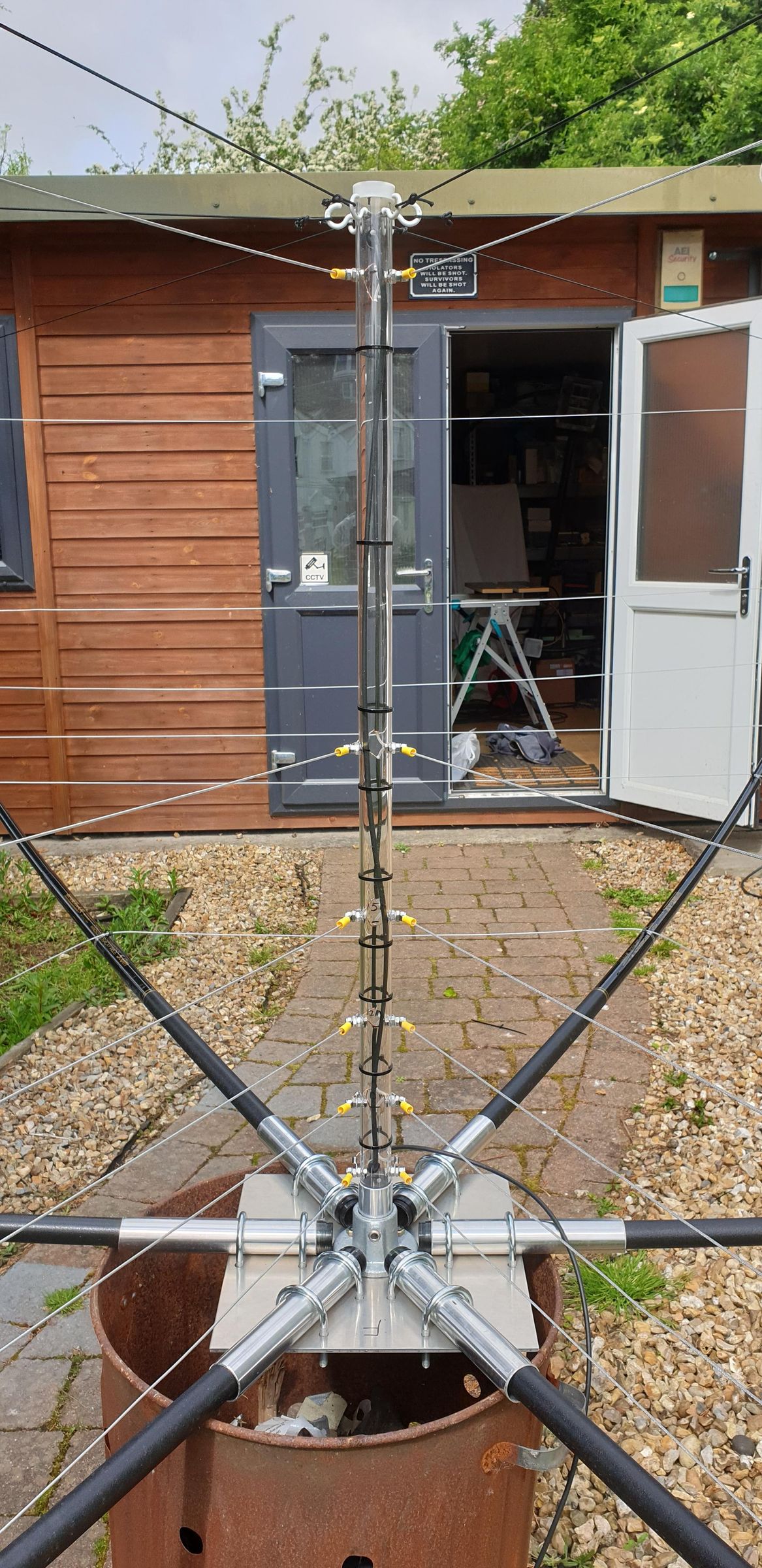 Broadband Hex Beam Antenna - 6 Band : 6 Steps (with Pictures ...