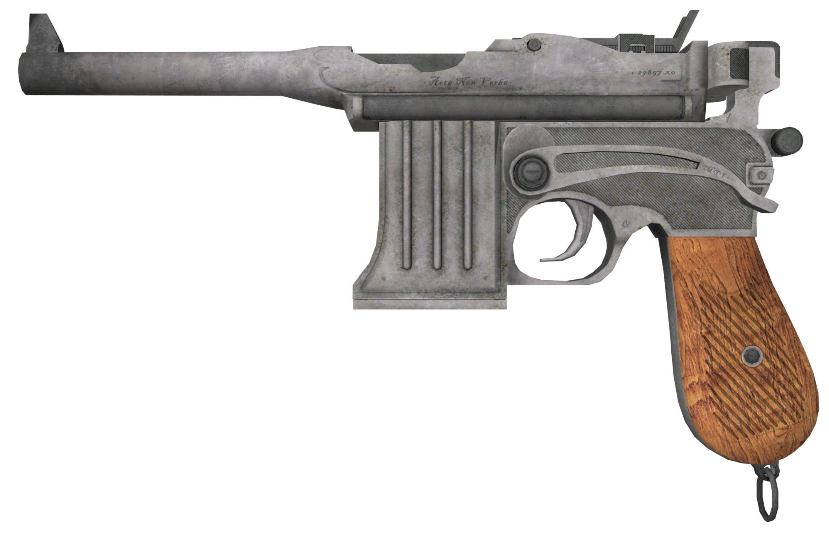 Bioshock Infinite Booker DeWitt's Broadsider/Mauser Pistol Replica : 14 ...