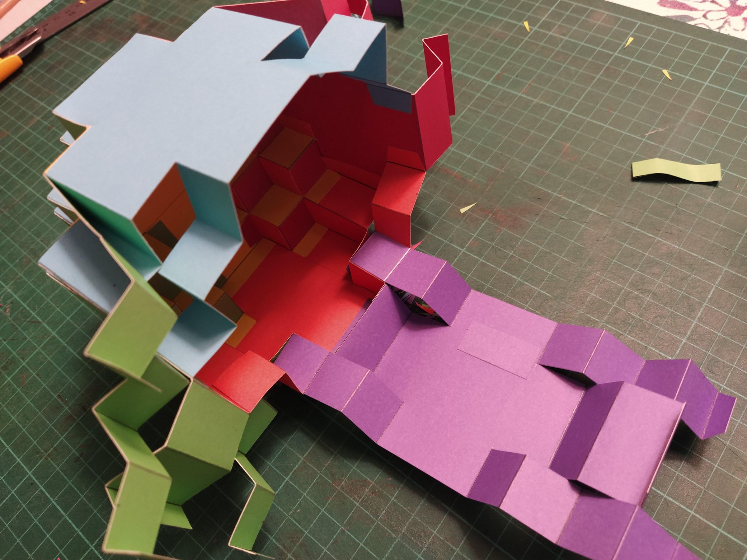 Paper Voxel Sphere : 8 Steps (with Pictures) - Instructables