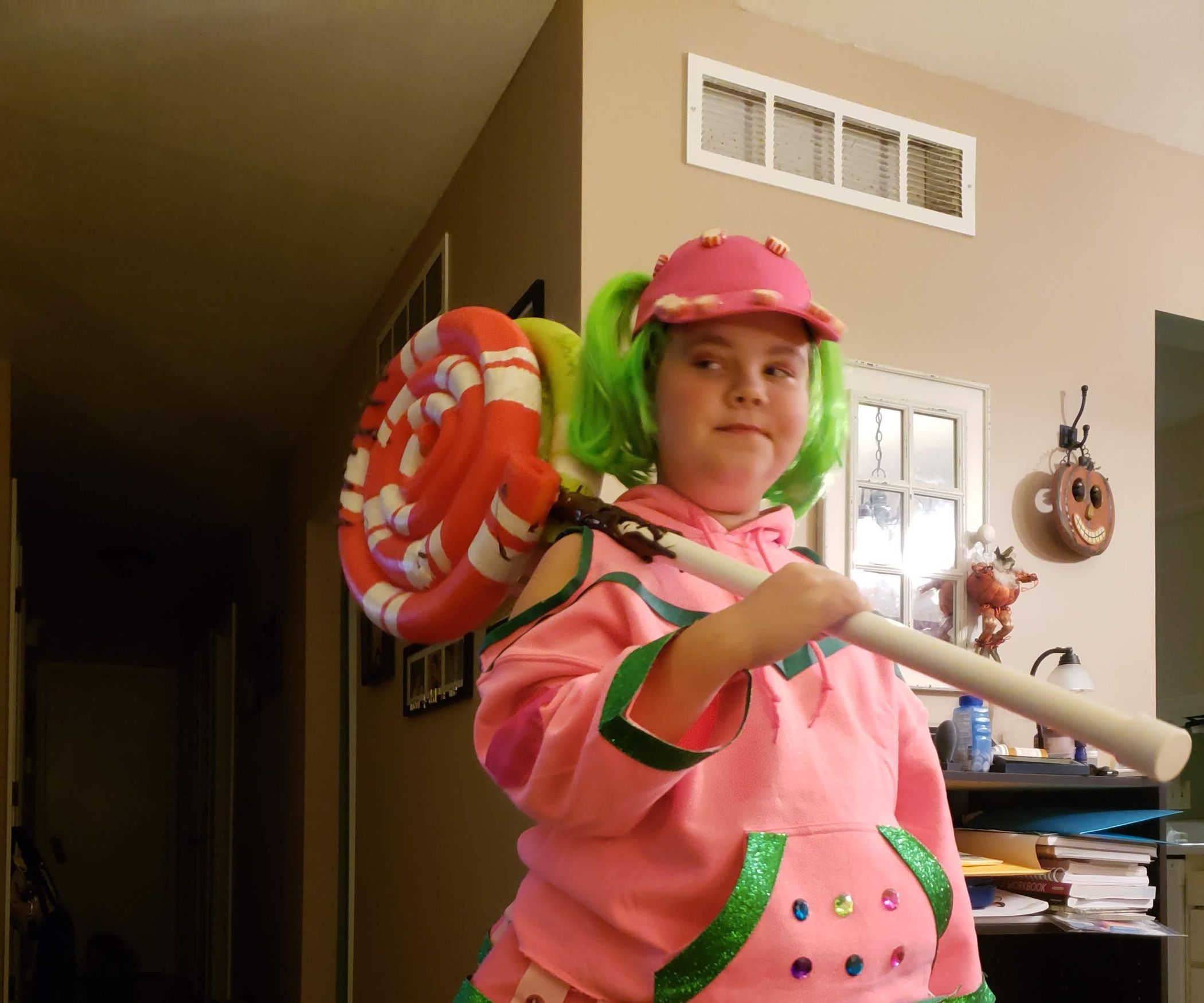 Fortnite Zoey Lollipopper Harvesting Tool Prop : 7 Steps - Instructables
