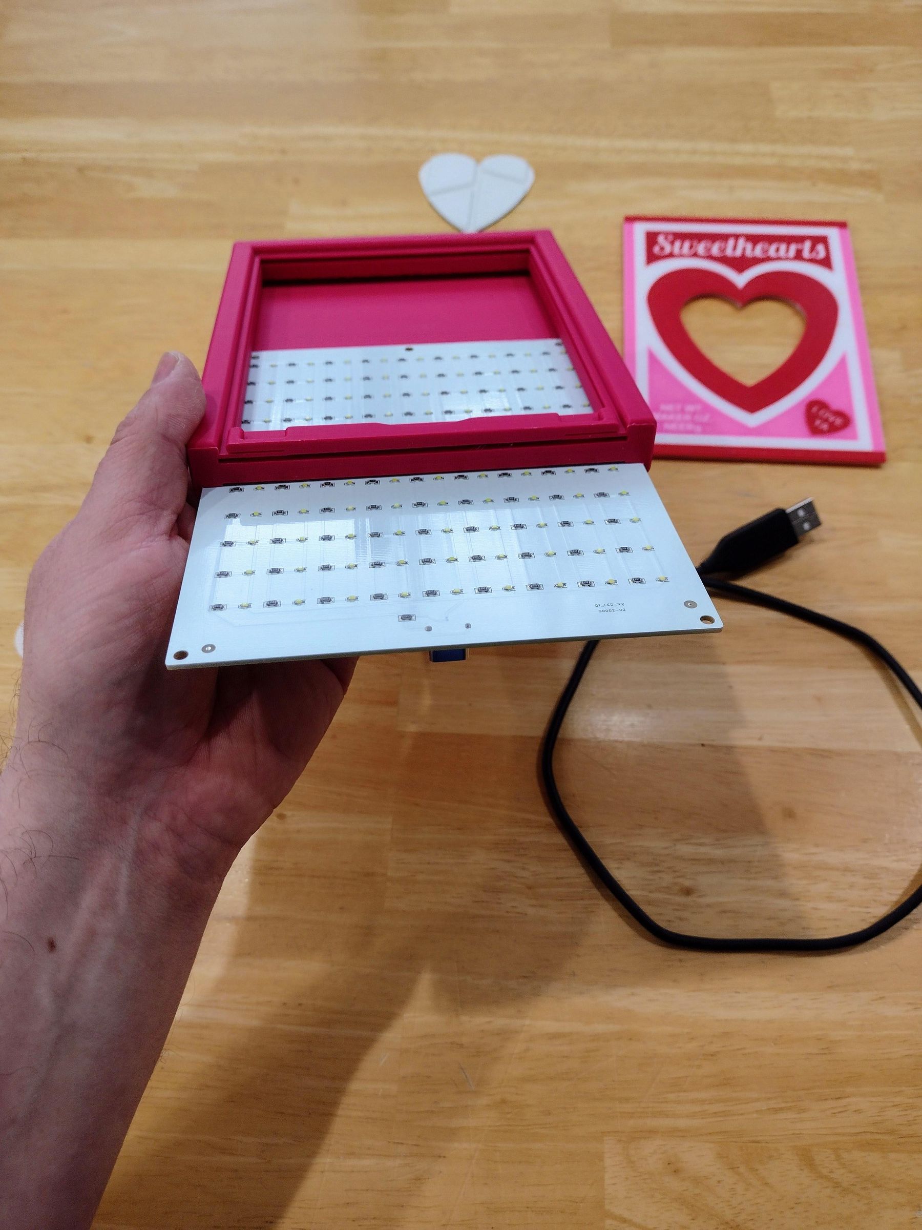 Sweethearts Candy Lightbox W/ Color Lithophane : 5 Steps (with Pictures ...