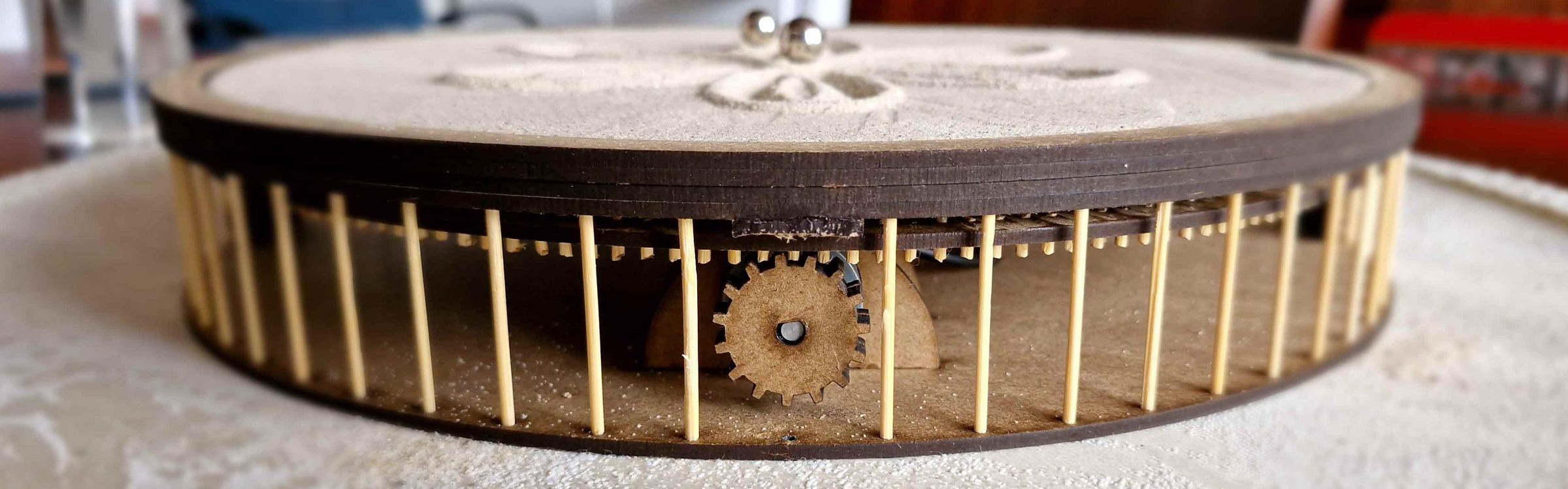 Create a Mesmerizing Kinetic Sand Table With Just One Motor : 21 Steps (with Pictures ...