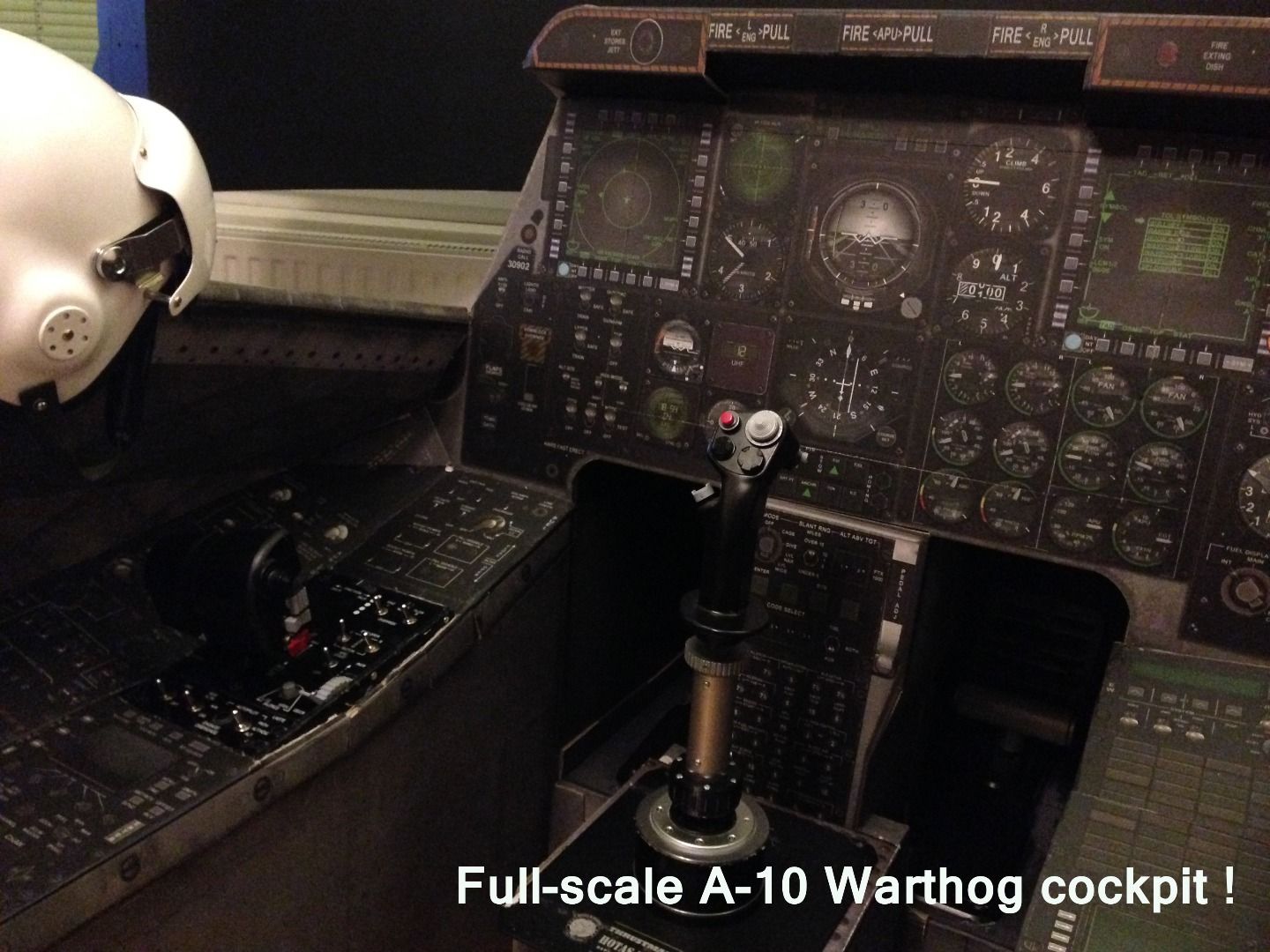 A-10 Jet Aircraft Cardboard Cockpit Replica : 5 Steps (with Pictures ...
