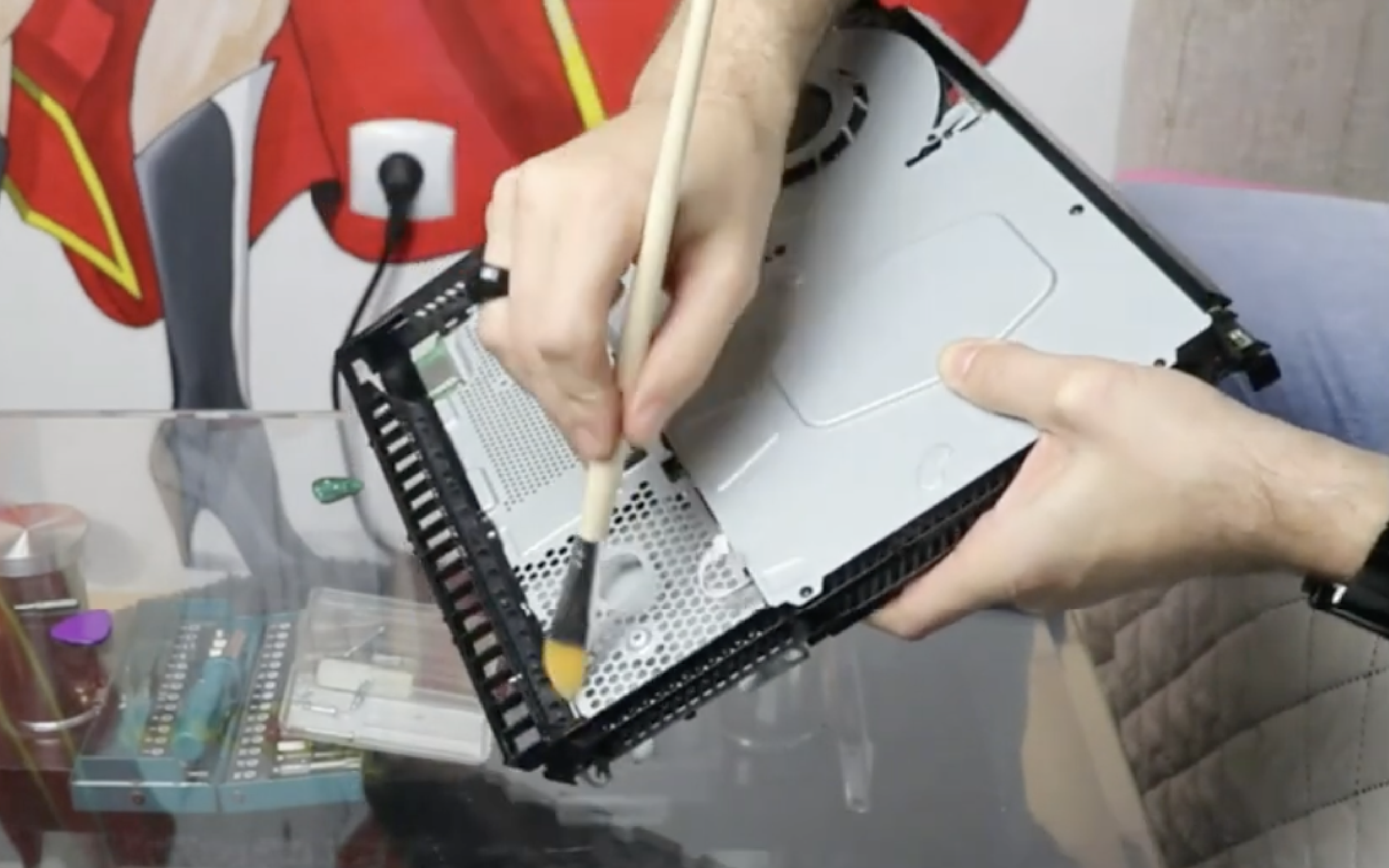 PS4 Slim Cleaning: Fix Loud Fan & Thermal Paste Change : 12 Steps (with ...