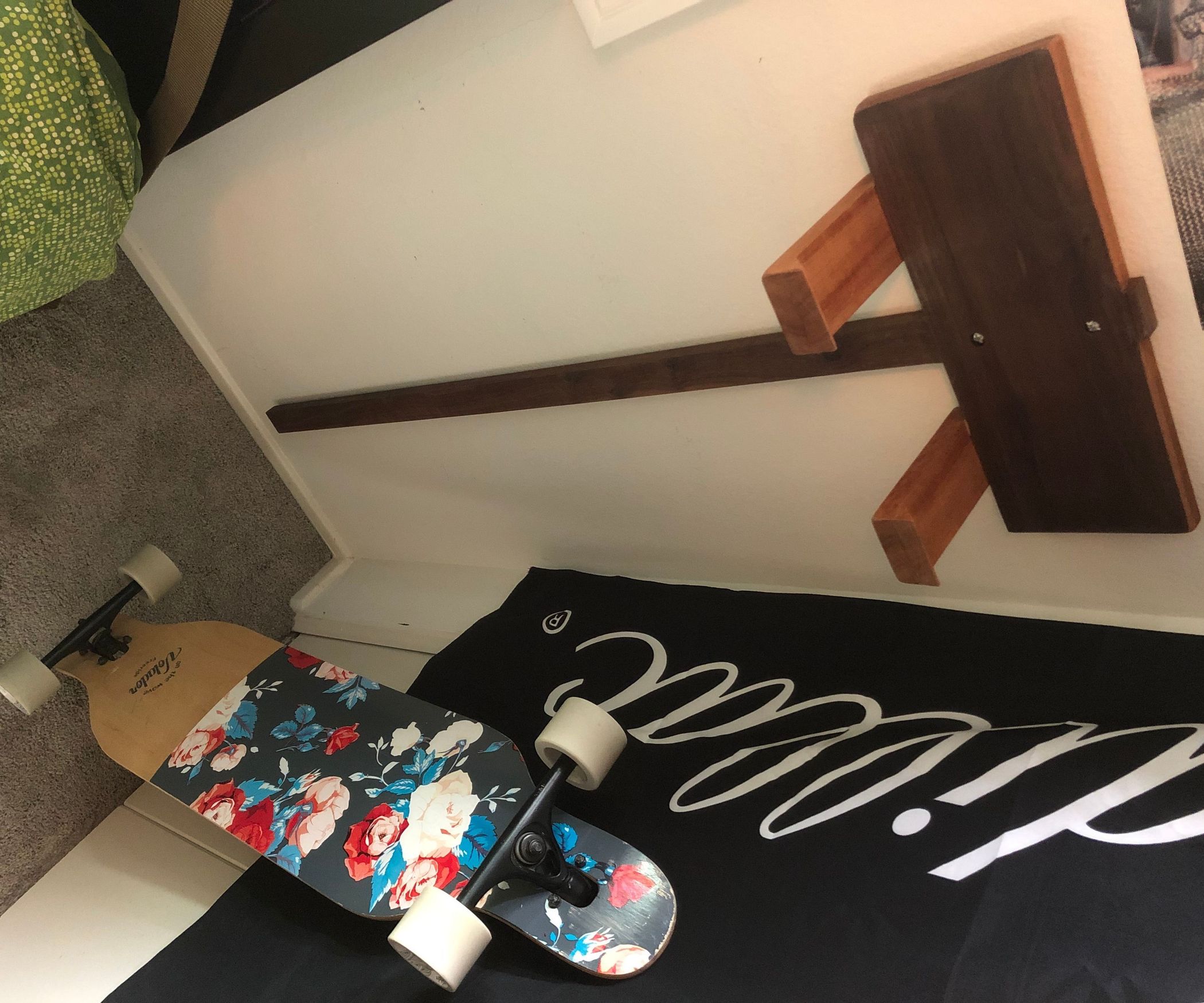 How to Make a Longboard Hanger : 4 Steps - Instructables