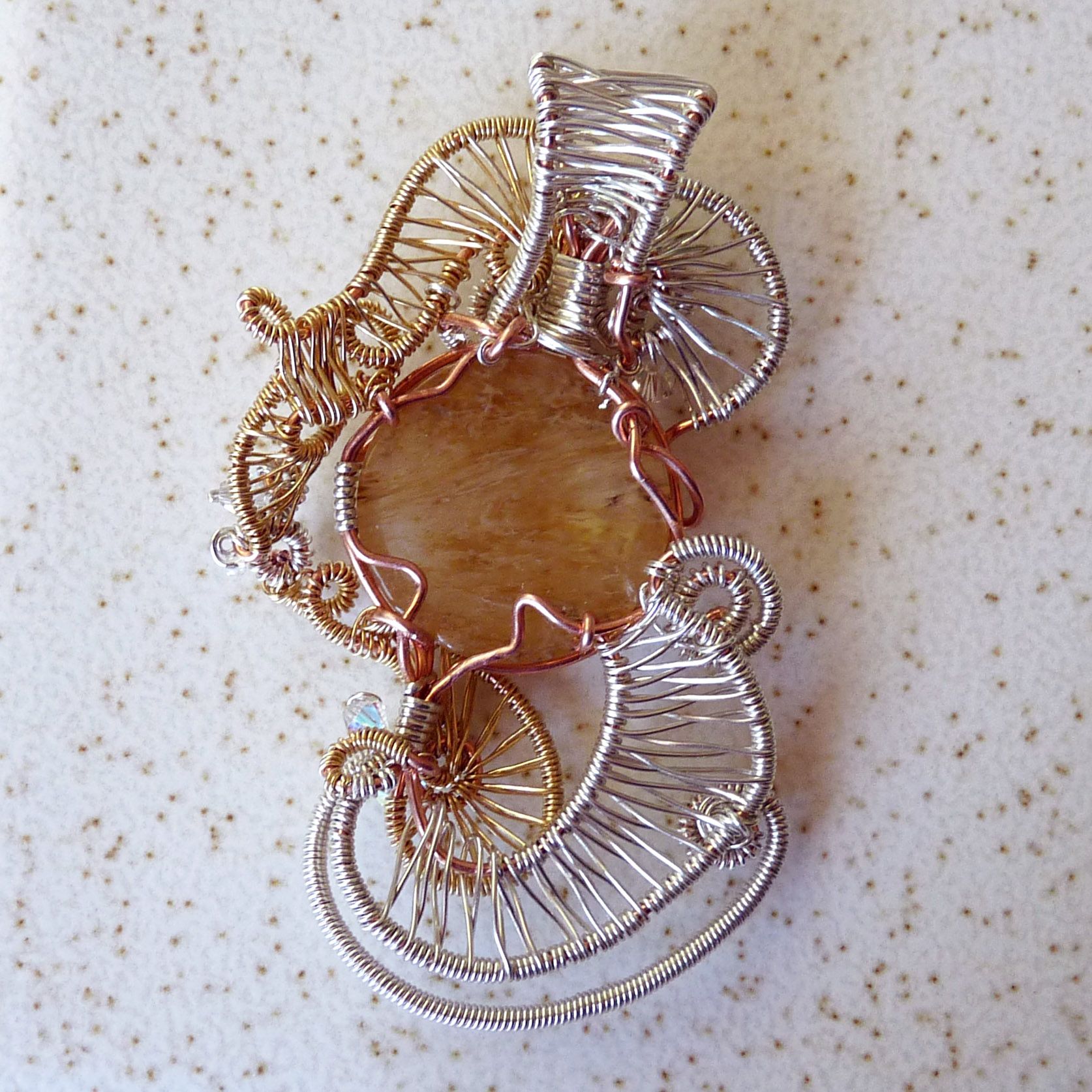 Amazing Wire Weave Pendant : 22 Steps (with Pictures) - Instructables
