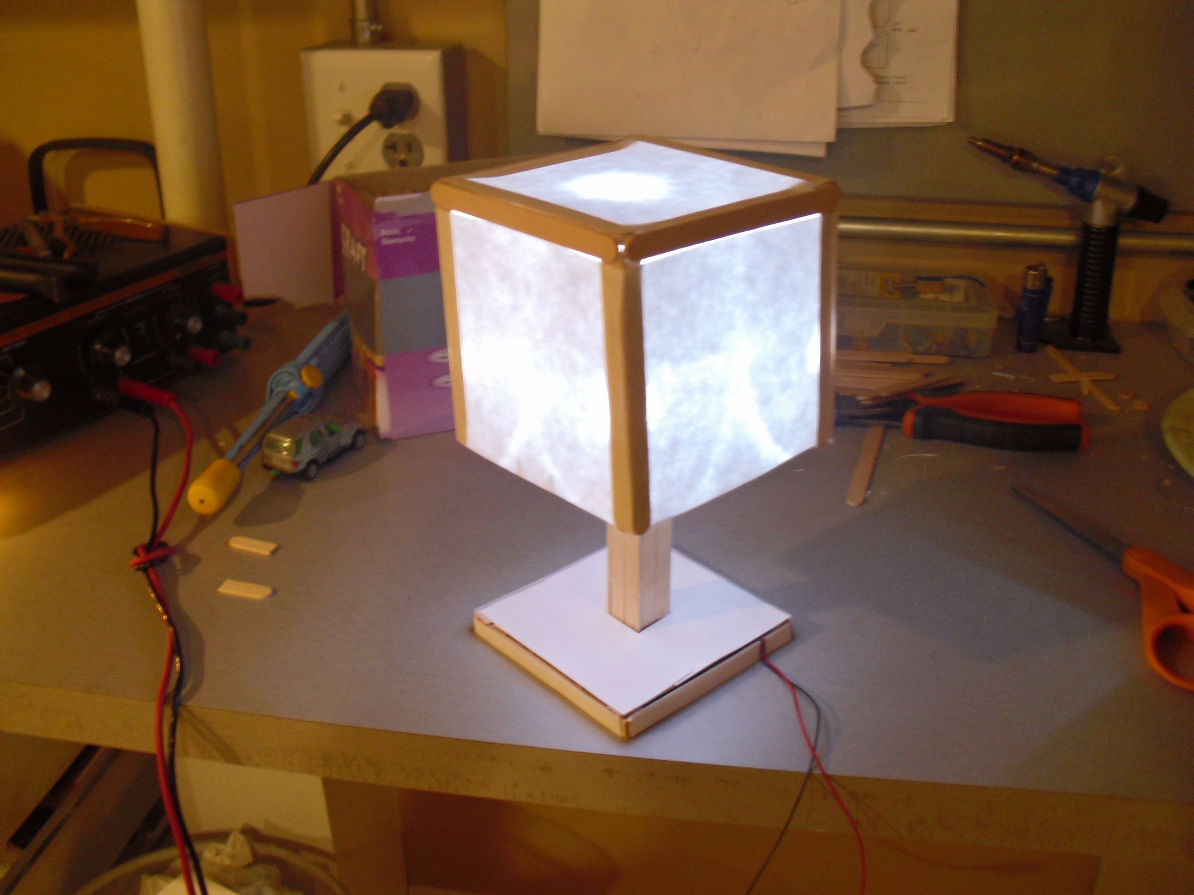 Led Popsicle Stick Lamp - Instructables