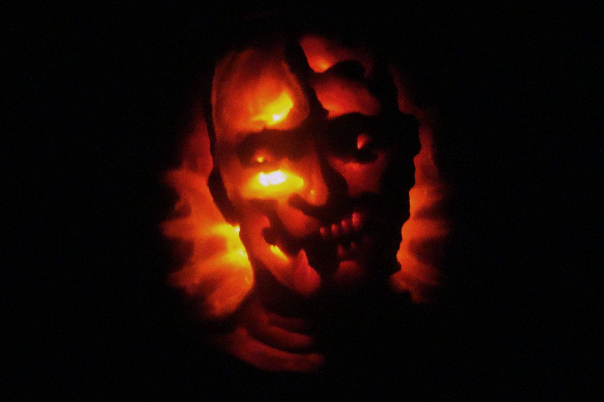Zombie Pumpkin Bas Relief : 7 Steps (with Pictures) - Instructables