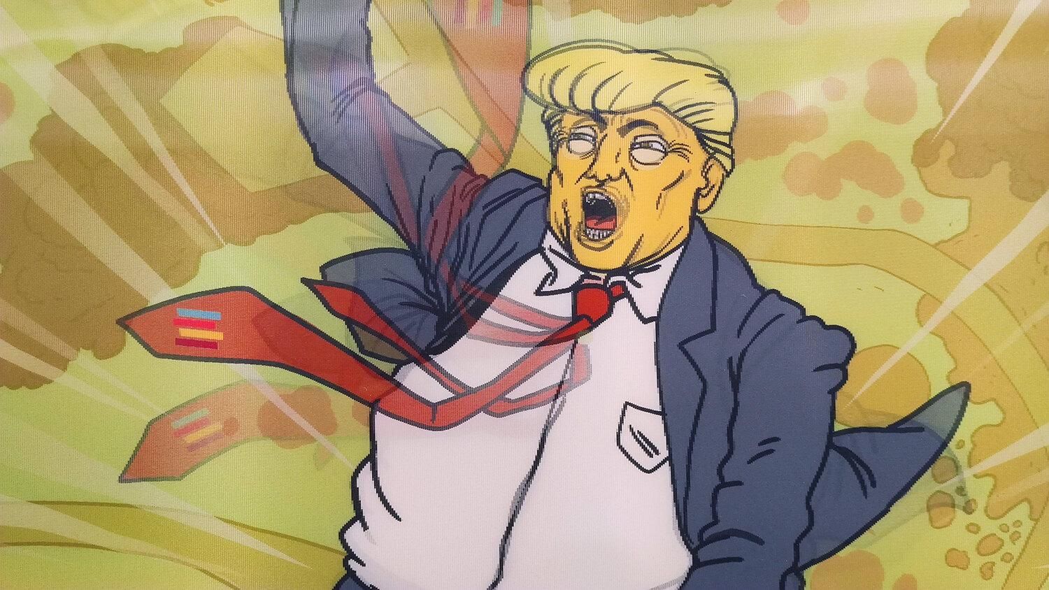 How to Make a Lenticular of Donald Trump Riding an Atom Bomb at Home ...