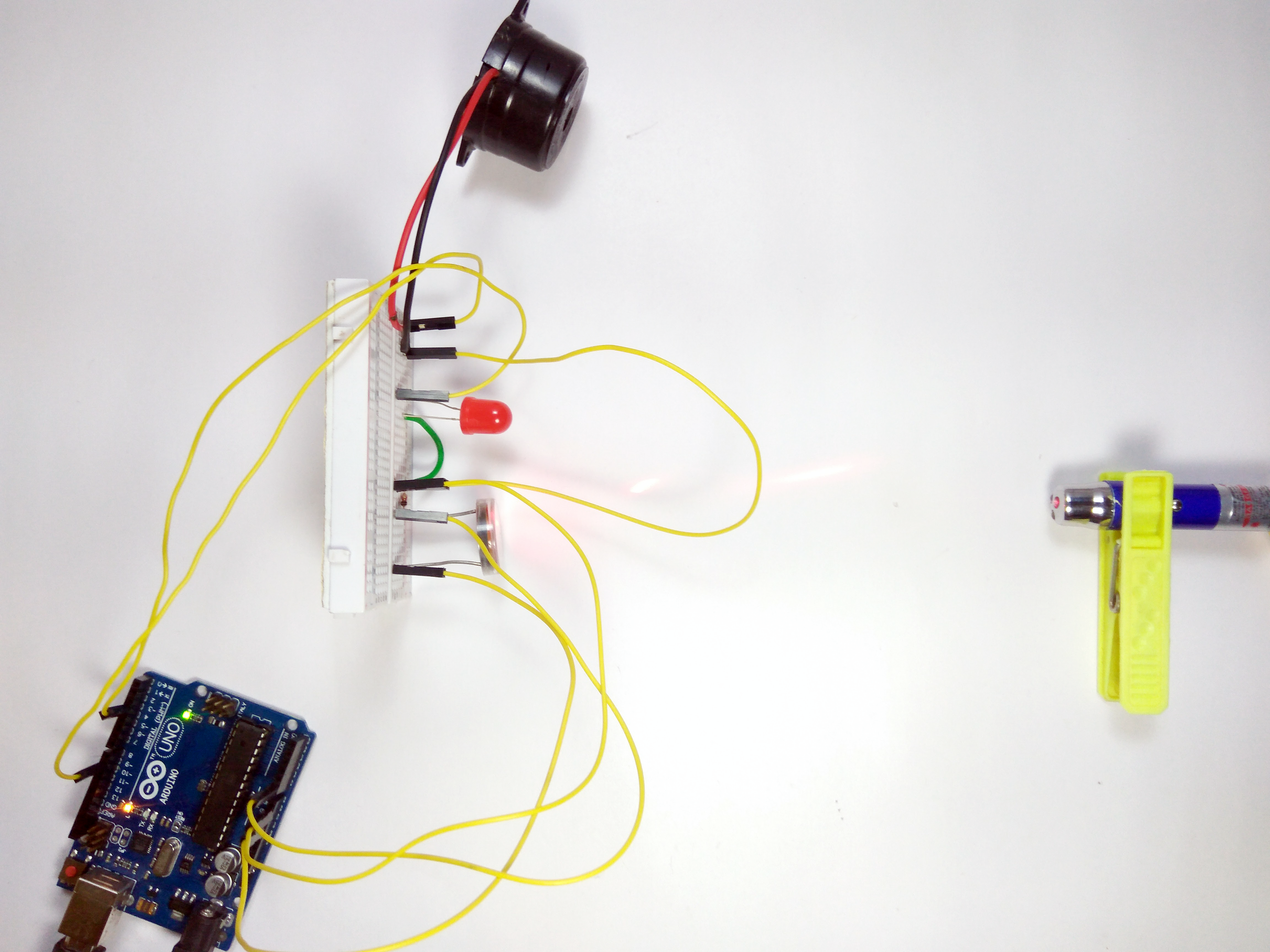 Laser Tripwire Home Alarm System : 5 Steps (with Pictures) - Instructables