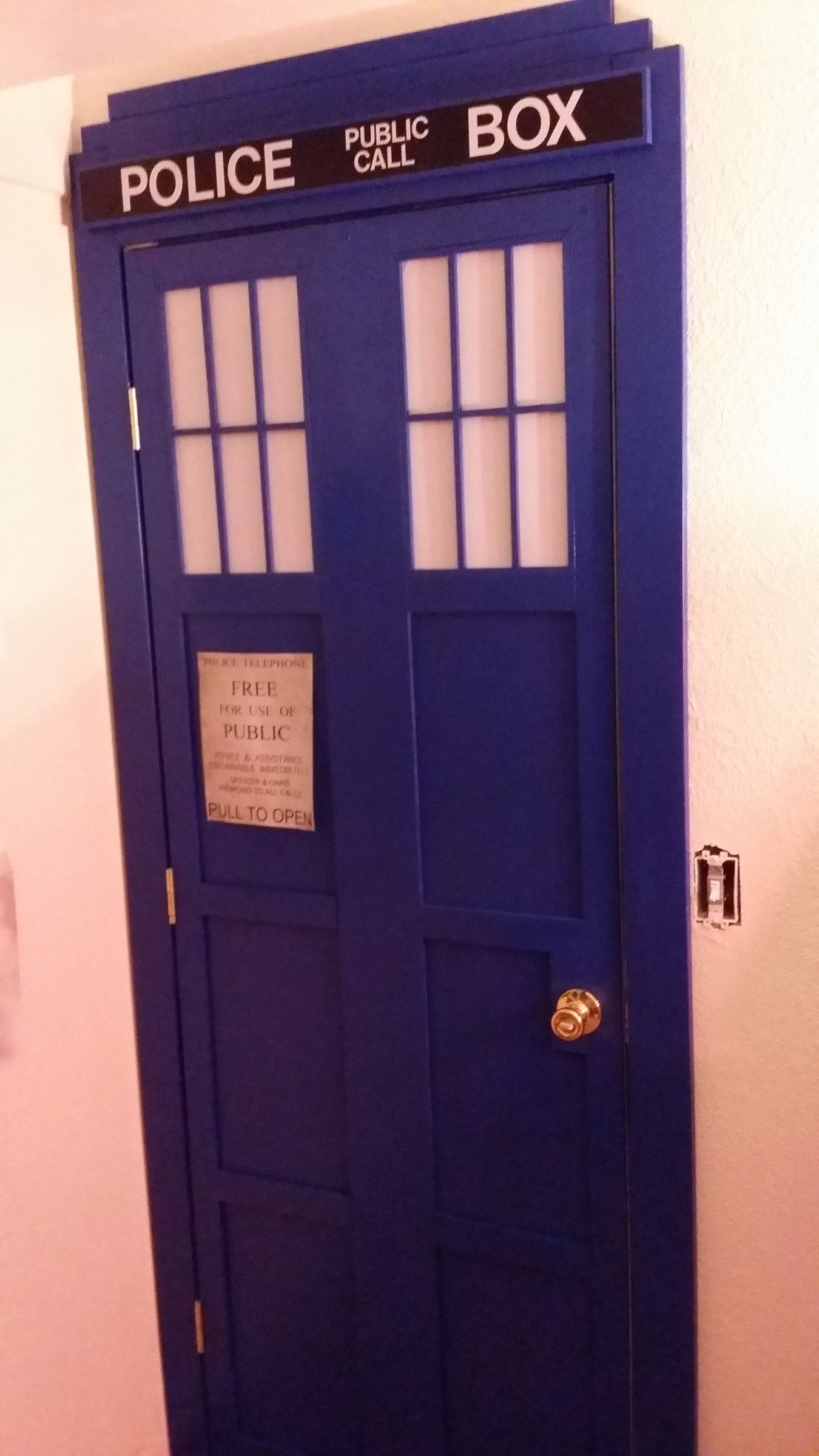Dr. Who Door Skin : 8 Steps (with Pictures) - Instructables
