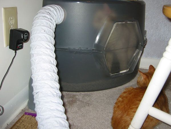 Litter Box Vent Fan - Eliminate Cat Litter Stink : 6 Steps (with ...