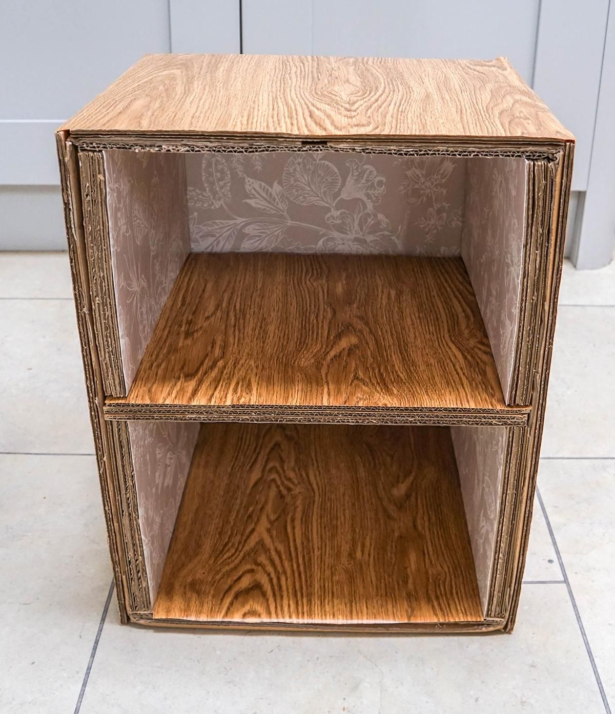 How to Make Strong Shelves Out of Cardboard | DIY Shoe Storage or Mini ...