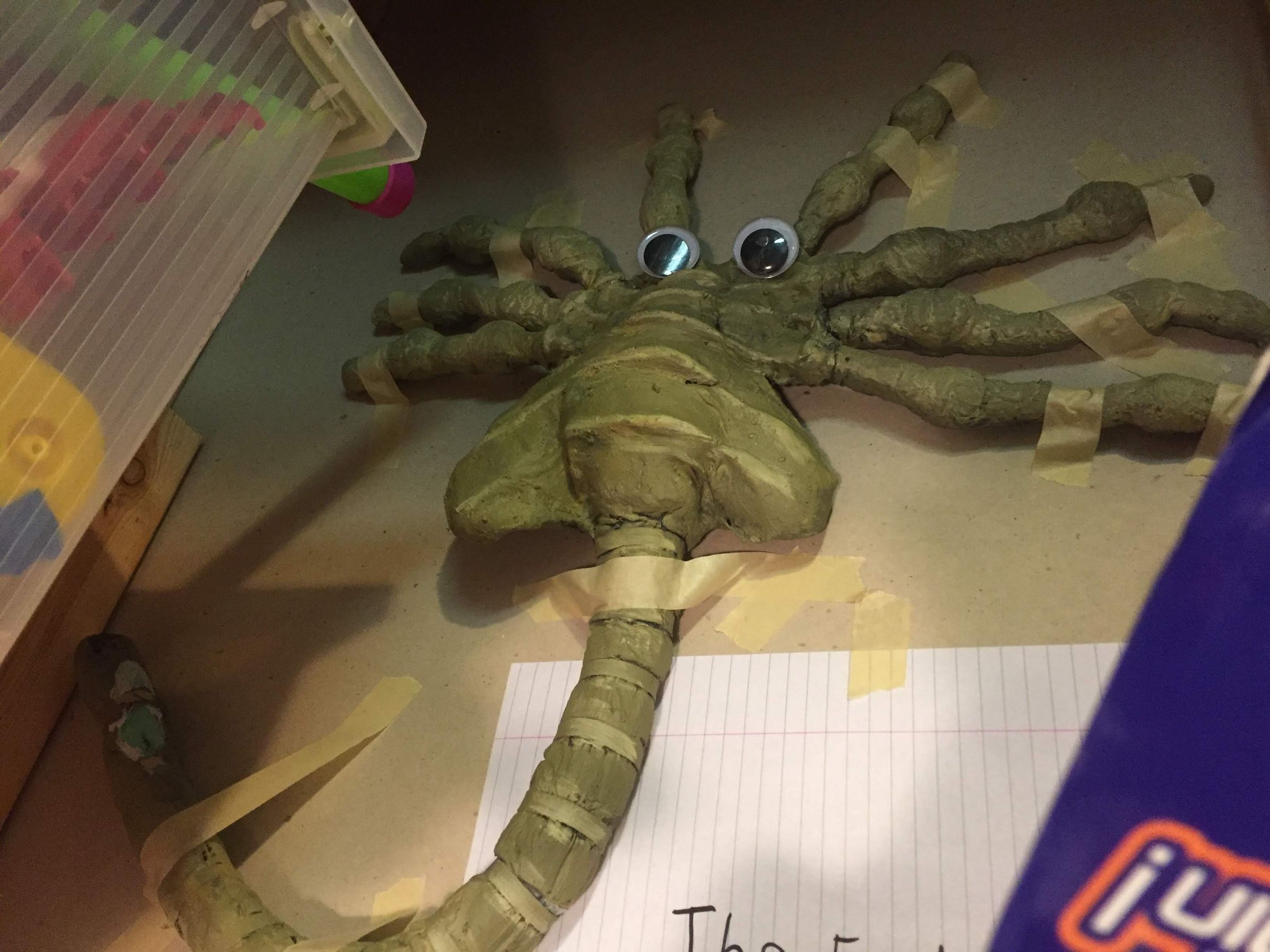 Alien Face Hugger Adjustable Prop and Decoration : 6 Steps (with ...