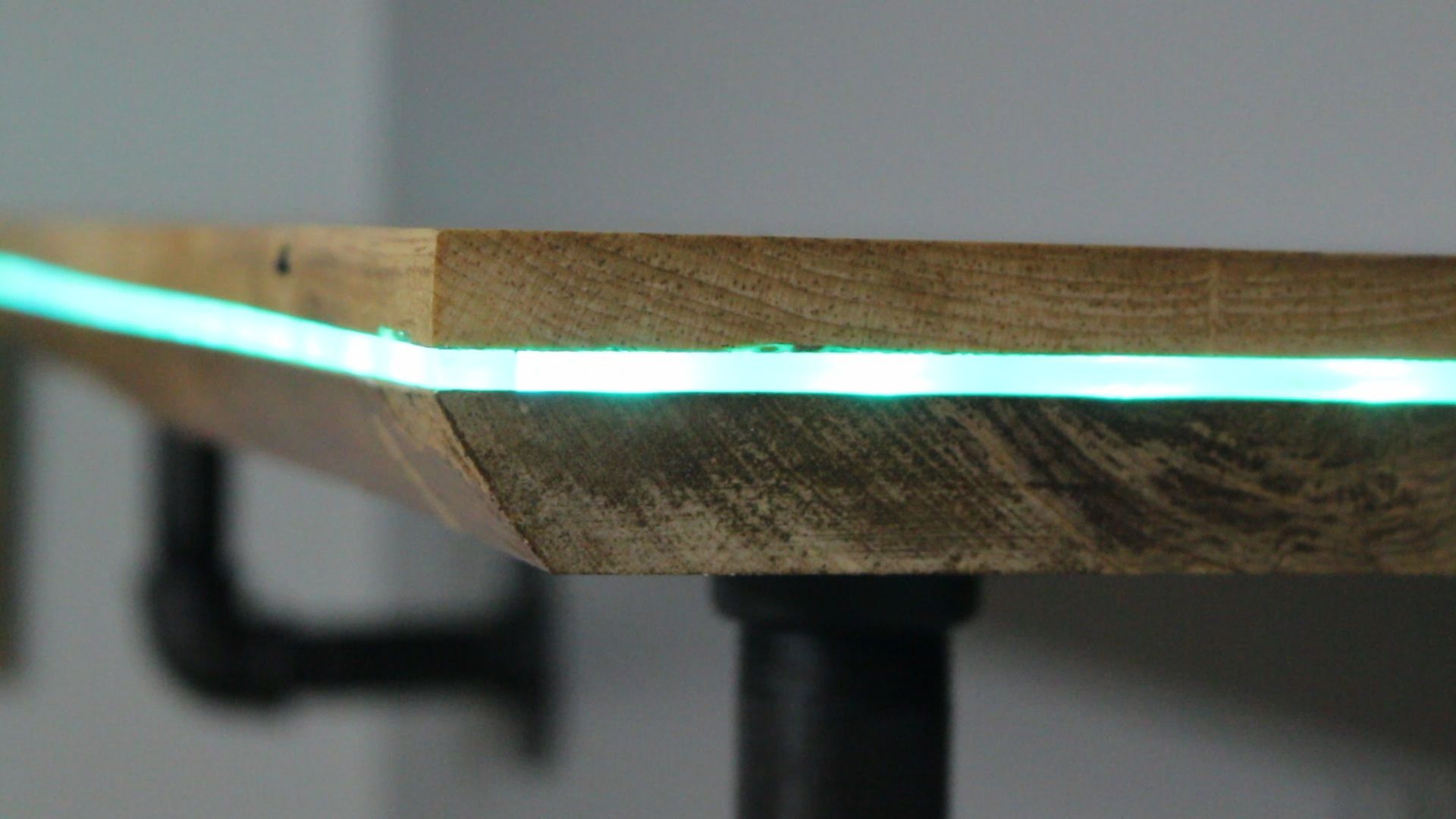 DIY Color Changing Raw Wood LED Shelf : 10 Steps (with Pictures ...