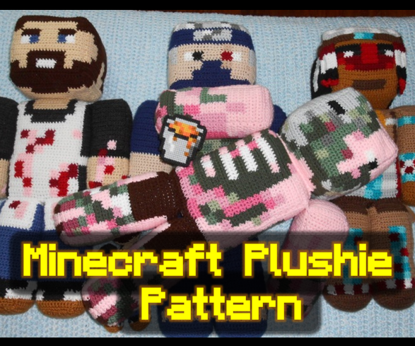 Crocheted Customizable Minecraft Plushie : 6 Steps (with Pictures ...