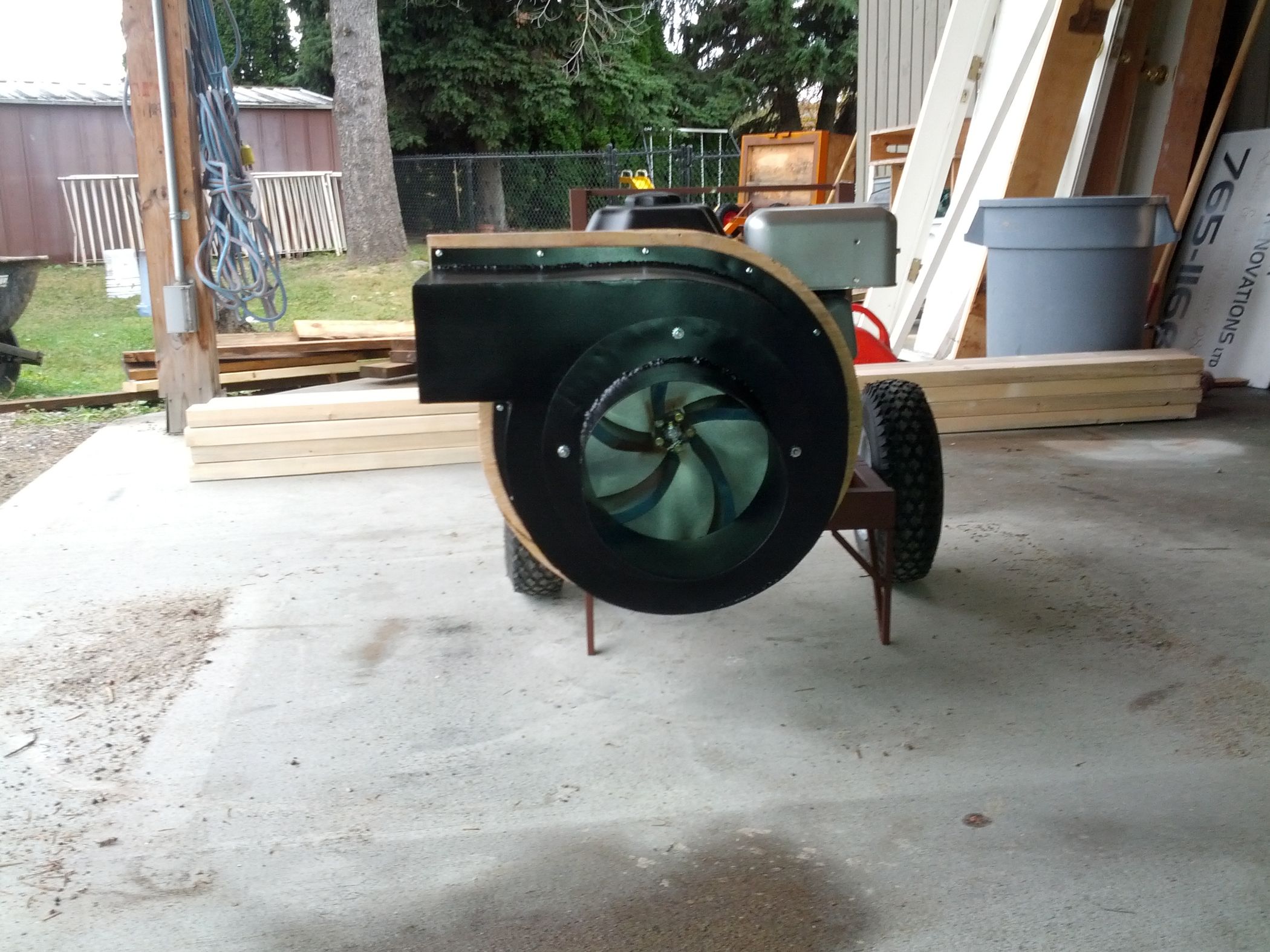 Insulation Vacuum (Homemade Commercial Blower) : 11 Steps (with ...