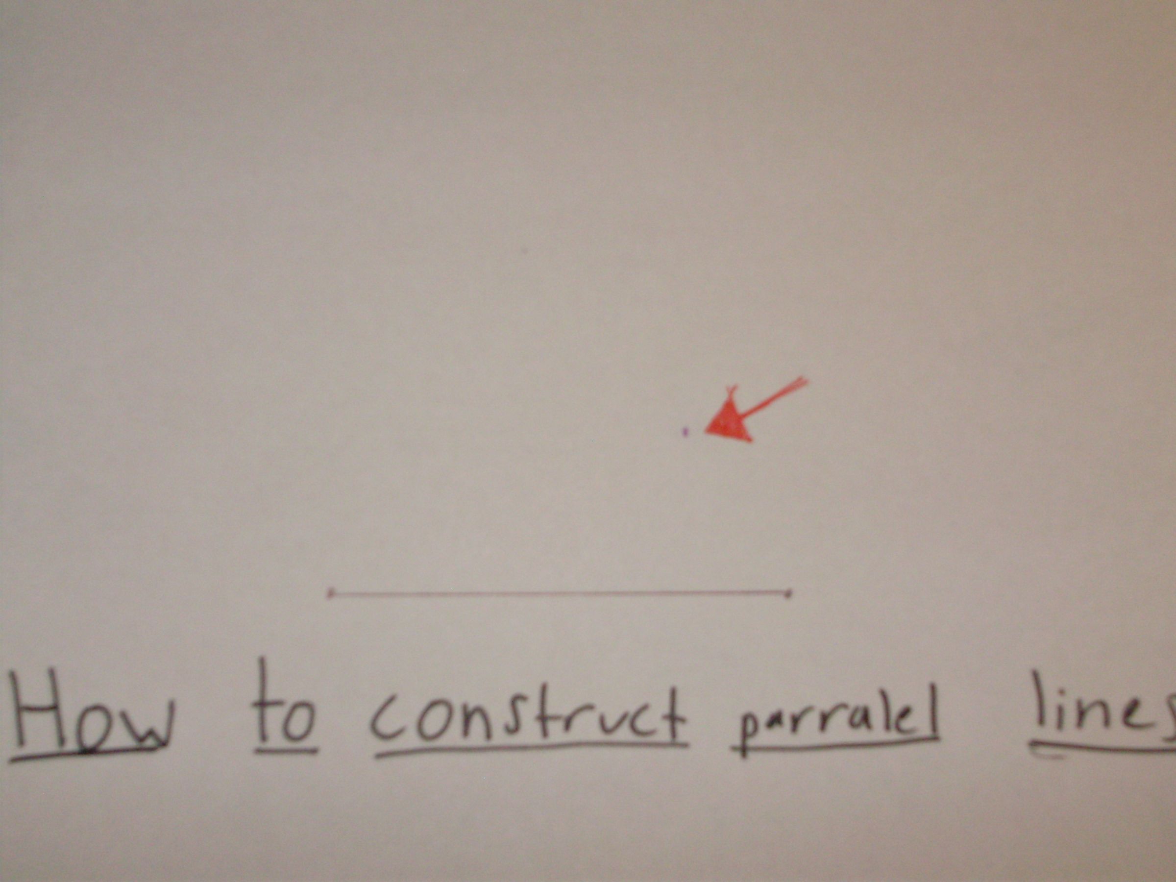 How to Construct Two Parallel Lines : 4 Steps - Instructables
