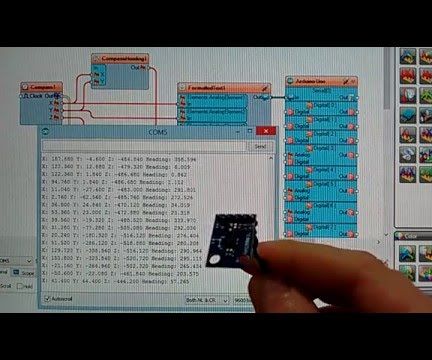 Arduino Nano: HMC5883L Compass With Visuino : 9 Steps - Instructables