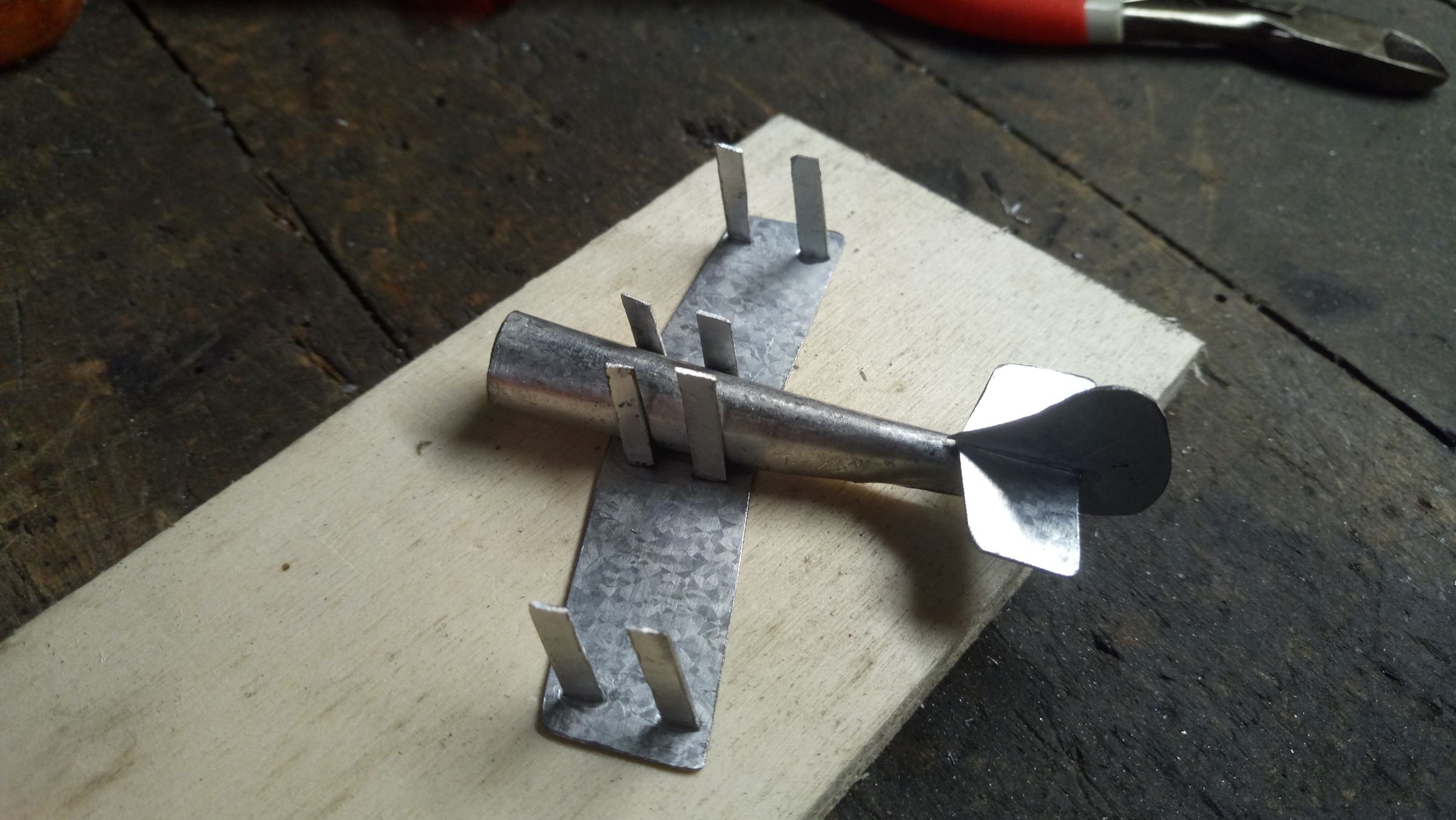 A Tiny Metal Biplane : 11 Steps (with Pictures) - Instructables
