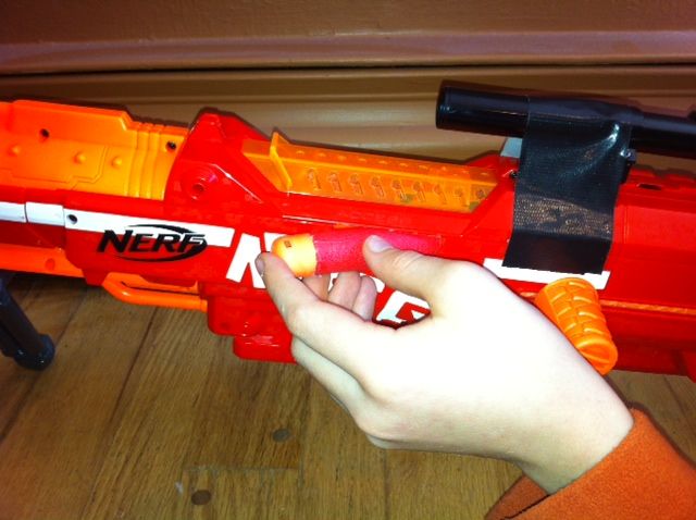 Nerf Mega Centurion Mod: Breech Loading Port : 5 Steps - Instructables