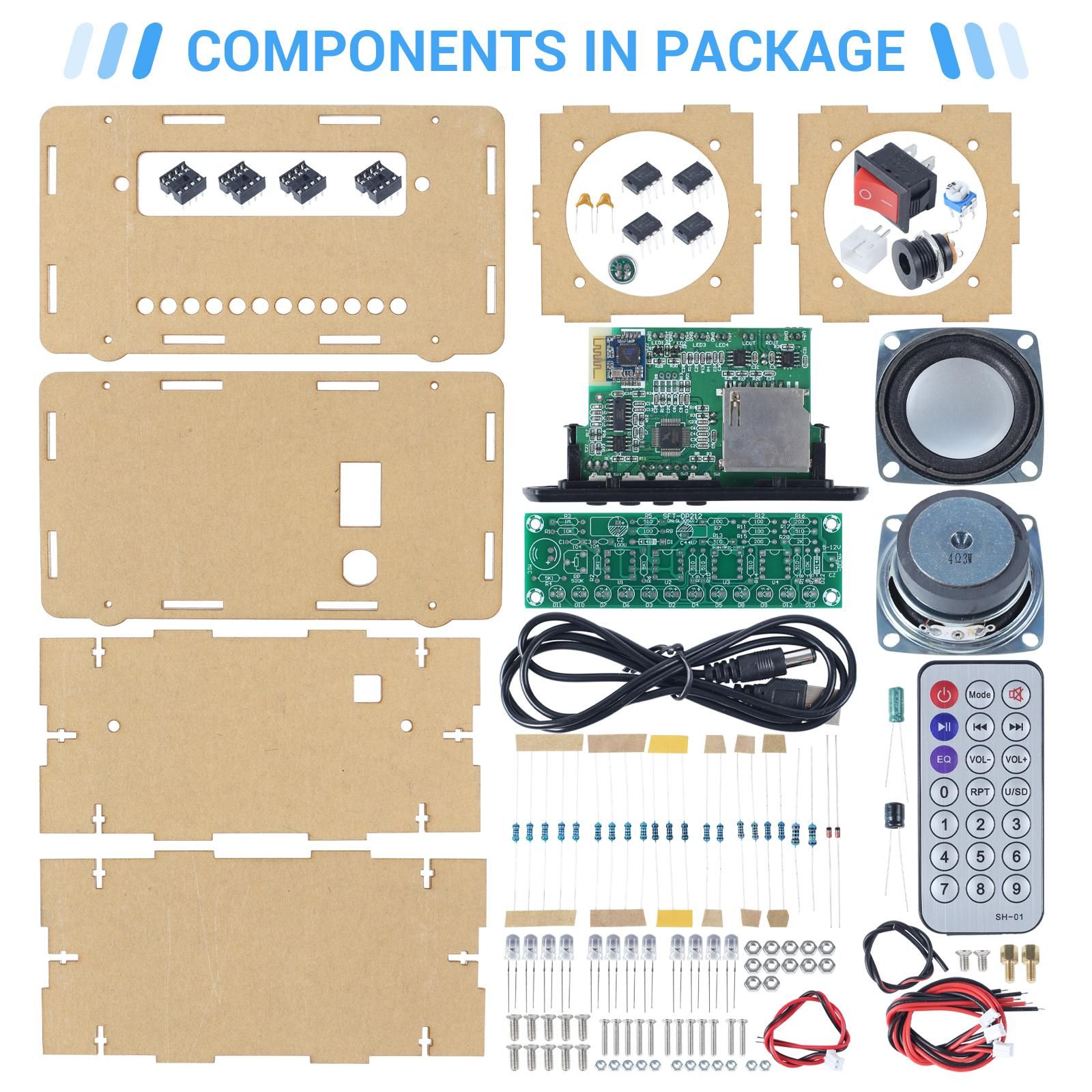 MiOYOOW DIY Electronics Kit Ḅḷueṭooṭḥ Speaker With FṂ Radio : 30 Steps ...