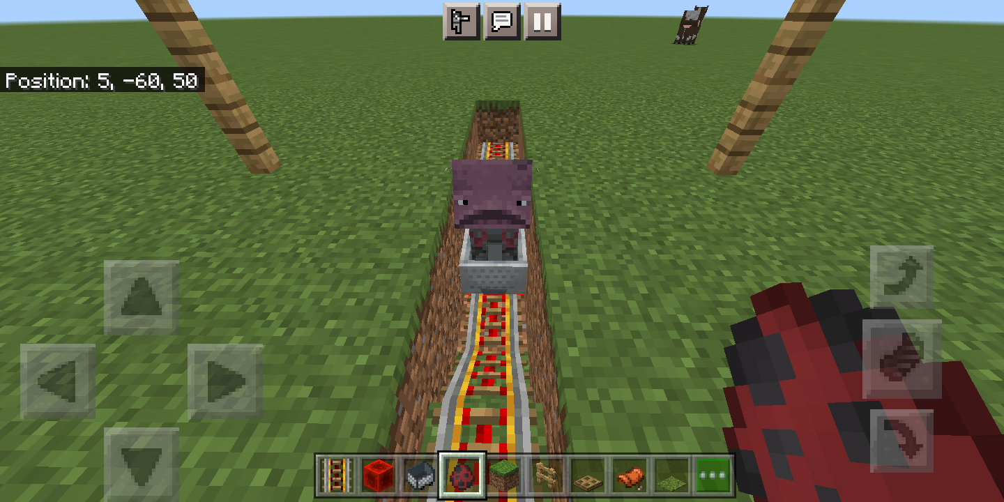100% Working Swing Set in Minecraft : 11 Steps - Instructables
