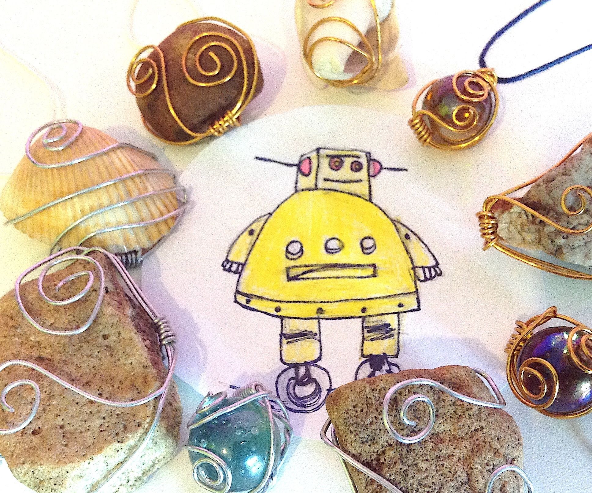 Elegant and Easy Wire Pendants From Common Items : 7 Steps - Instructables