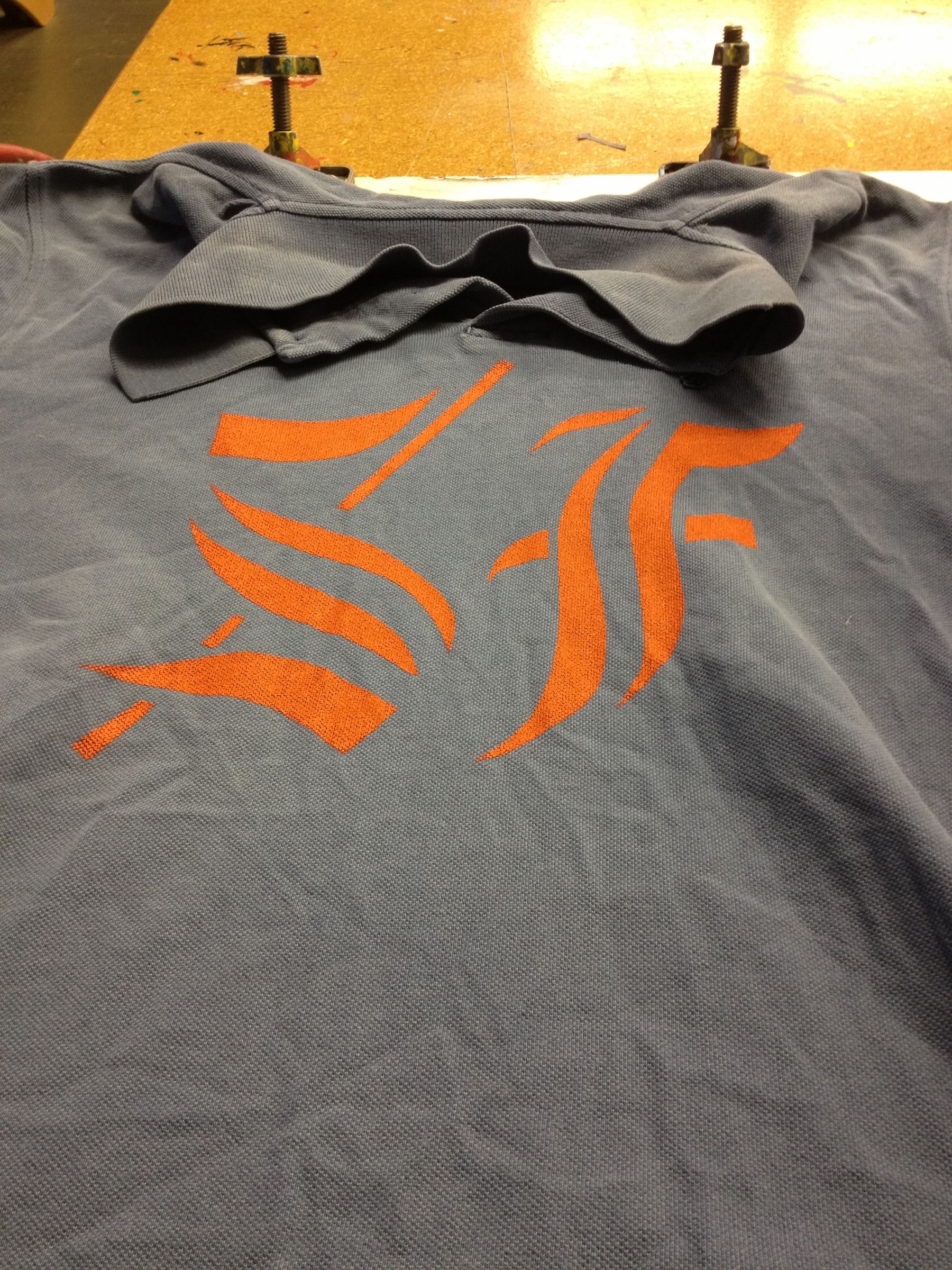 Silk Screening 10 Shirts in 2-3 Places Each for a Distressed Look : 6 ...