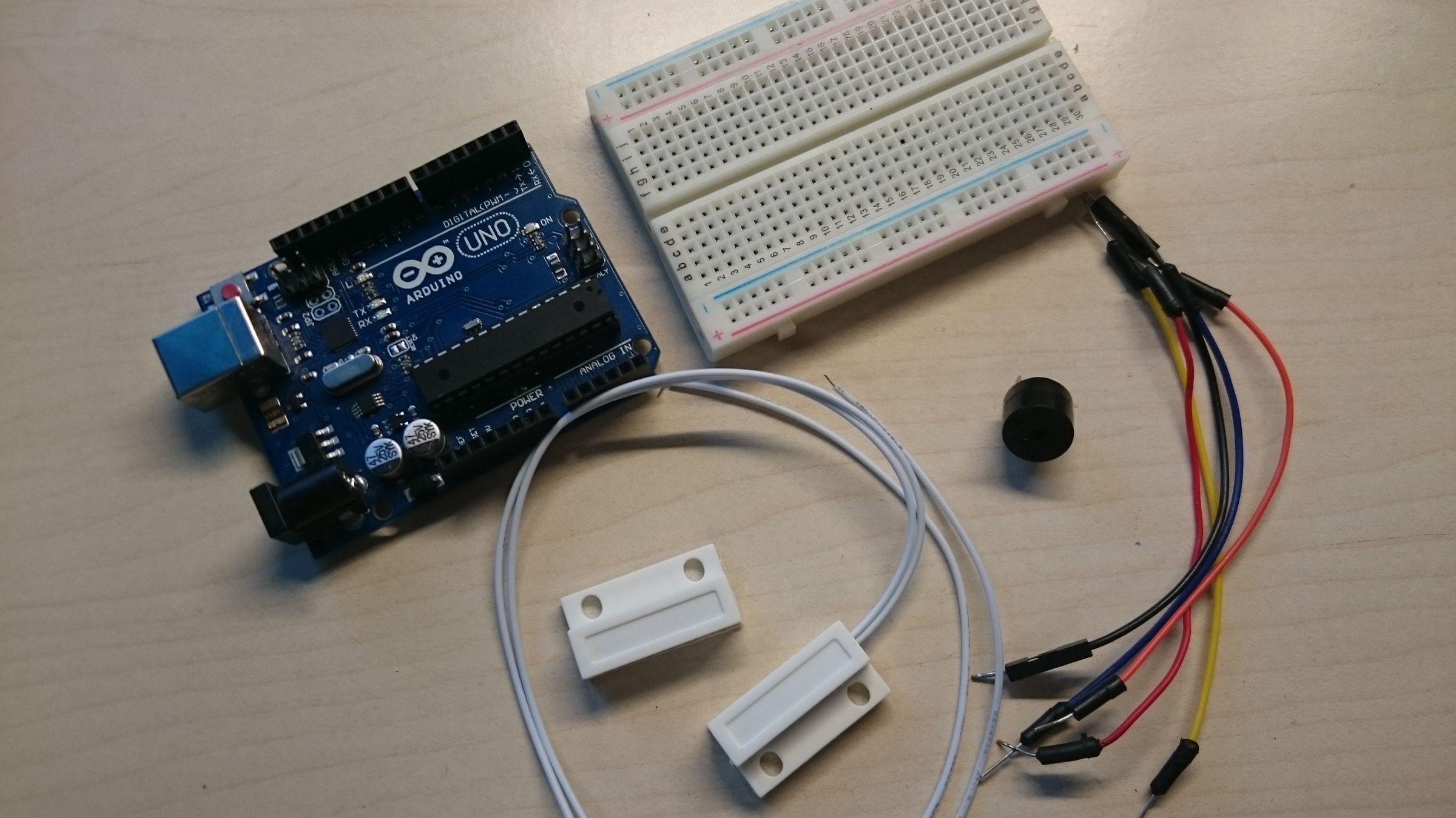 How to Use a Magnetic Door Switch / Sensor With Arduino : 4 Steps ...